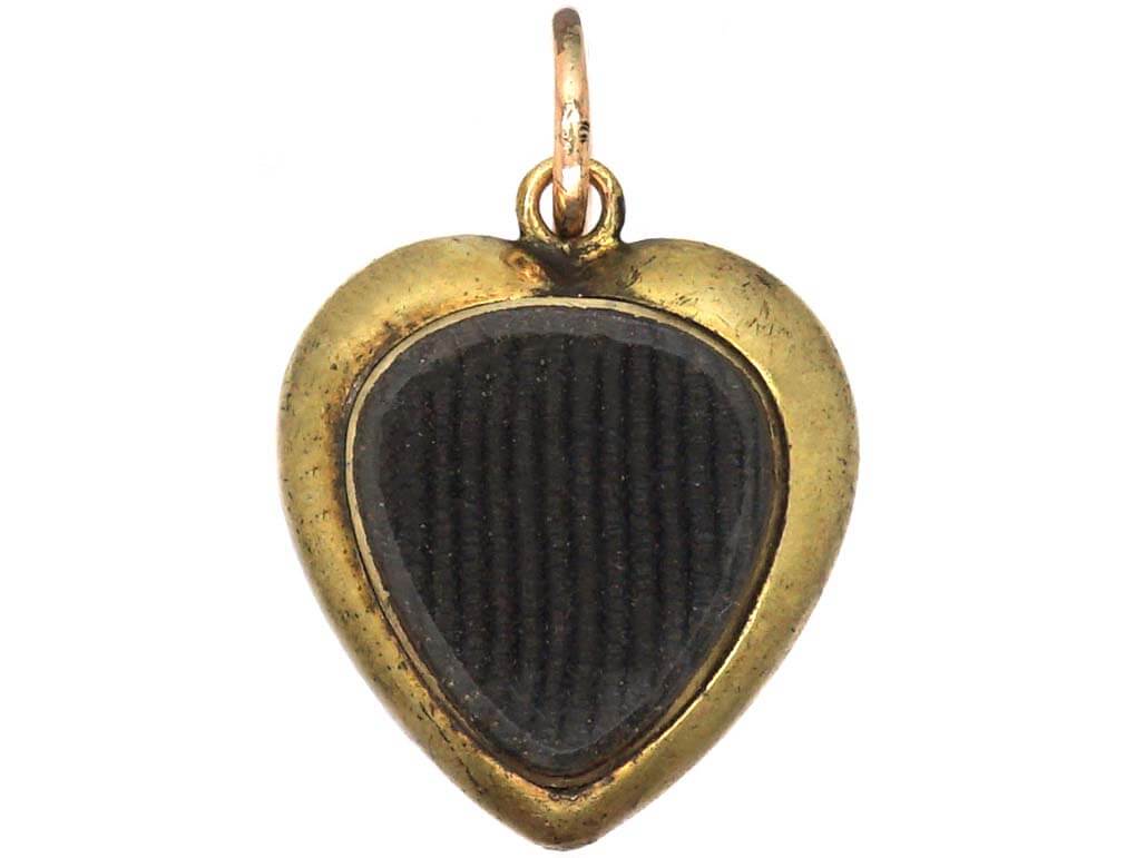 Georgian 15ct Gold and Turquoise Heart with a Locket Back (551U) | The ...
