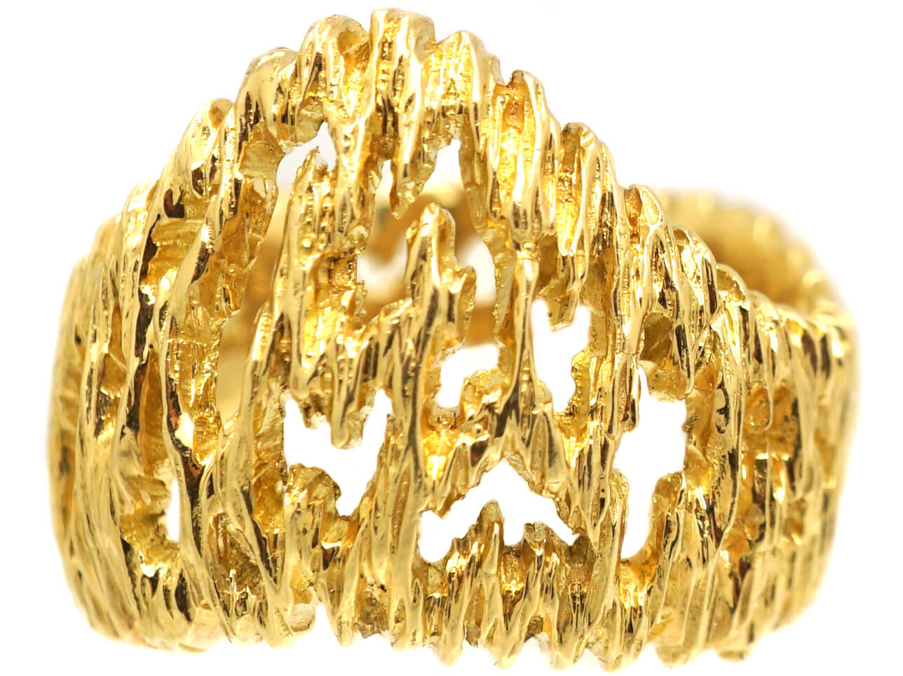 18ct Gold Ring designed by Gilbert Albert for Omega (713U) | The ...