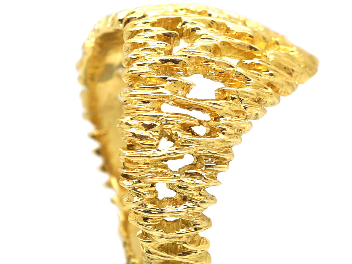 18ct Gold Ring designed by Gilbert Albert for Omega (713U) | The ...