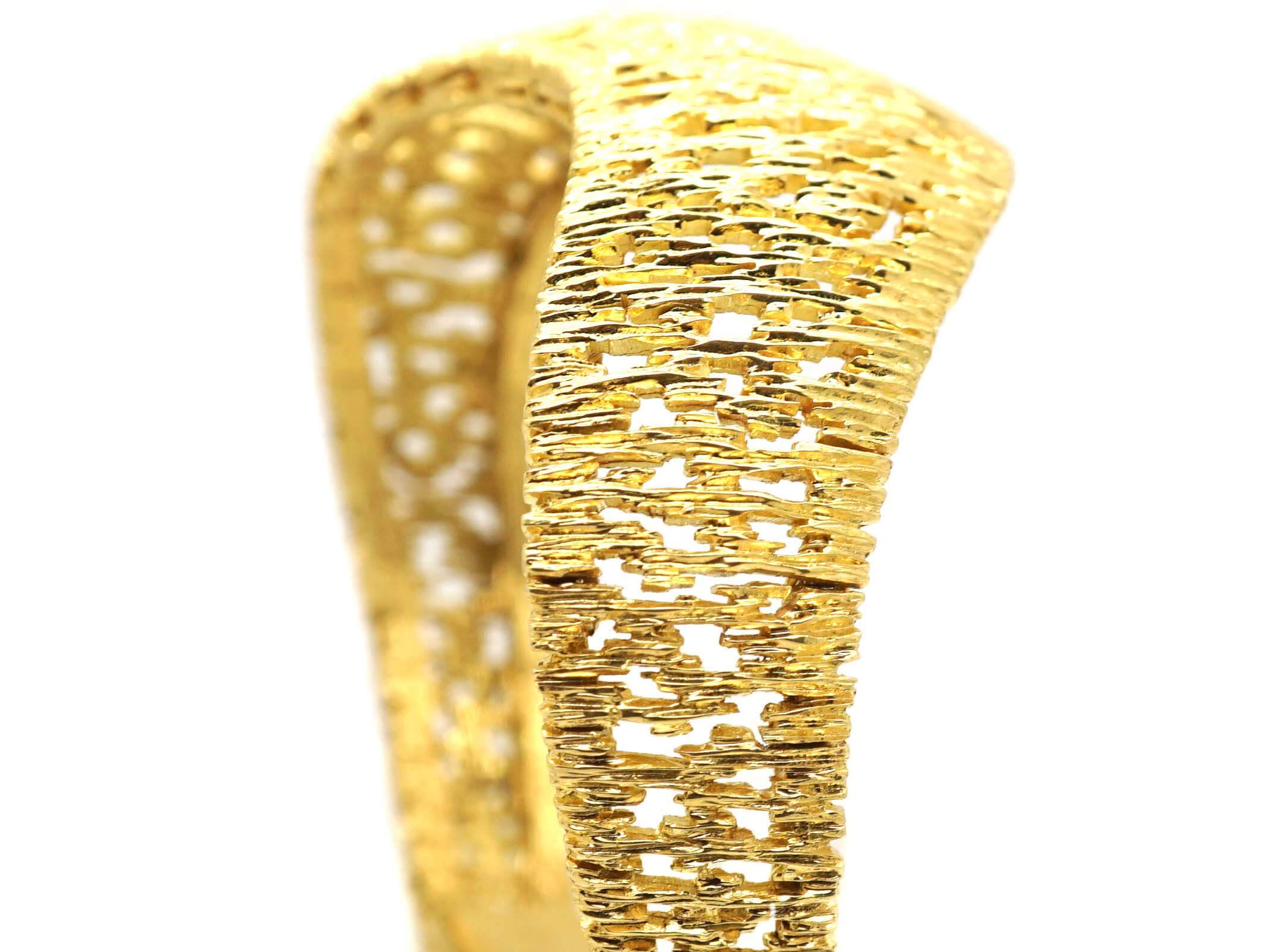 18ct Gold Bracelet designed by Gilbert Albert for Omega (712U) | The ...