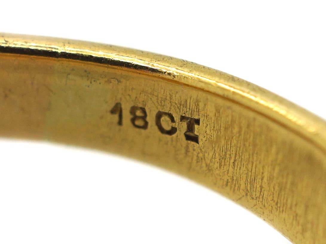 Victorian Three Stone Diamond Rub Over Set Ring (708U) | The Antique ...