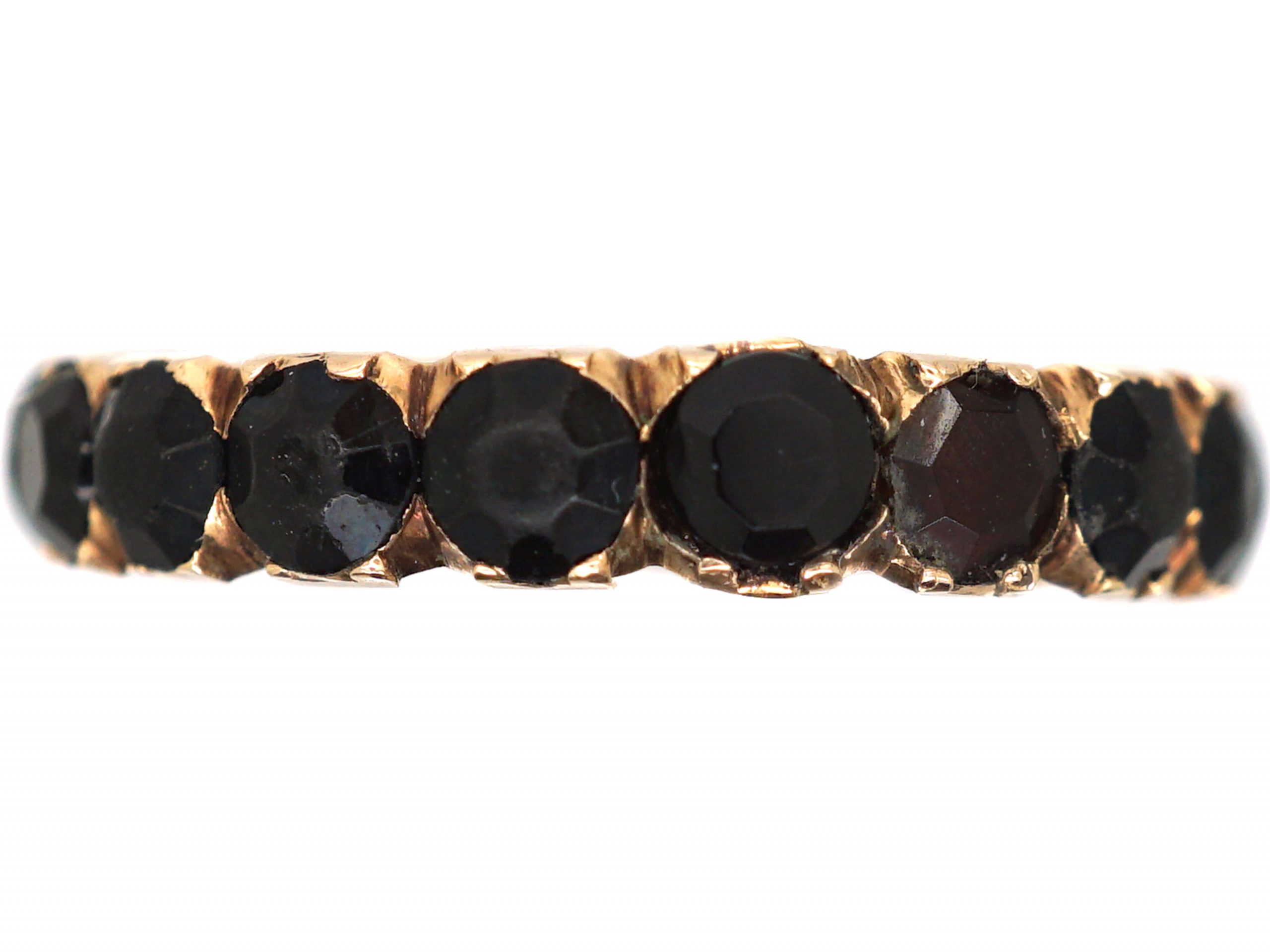 Georgian 9ct Gold Vauxhall Glass Eternity Ring (322W) | The Antique ...