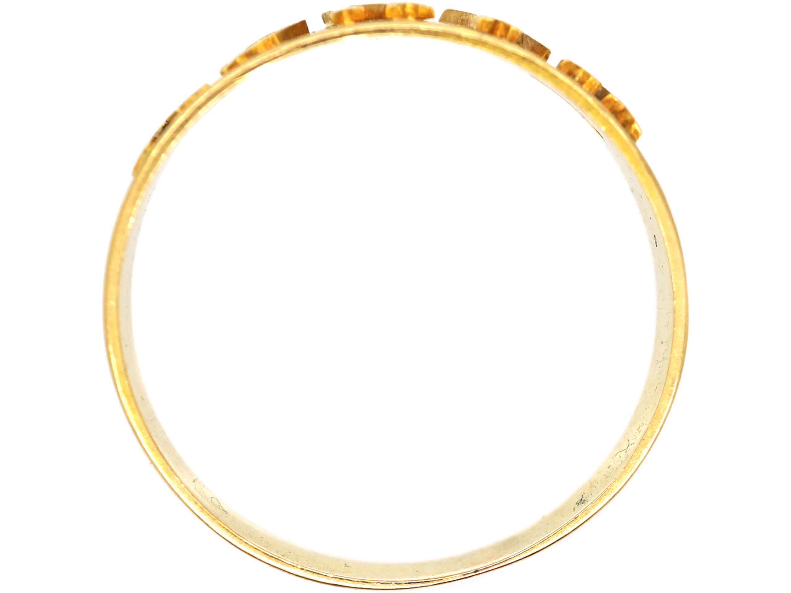Victorian 18ct Gold Ring with the Name Nancy (424W) | The Antique ...