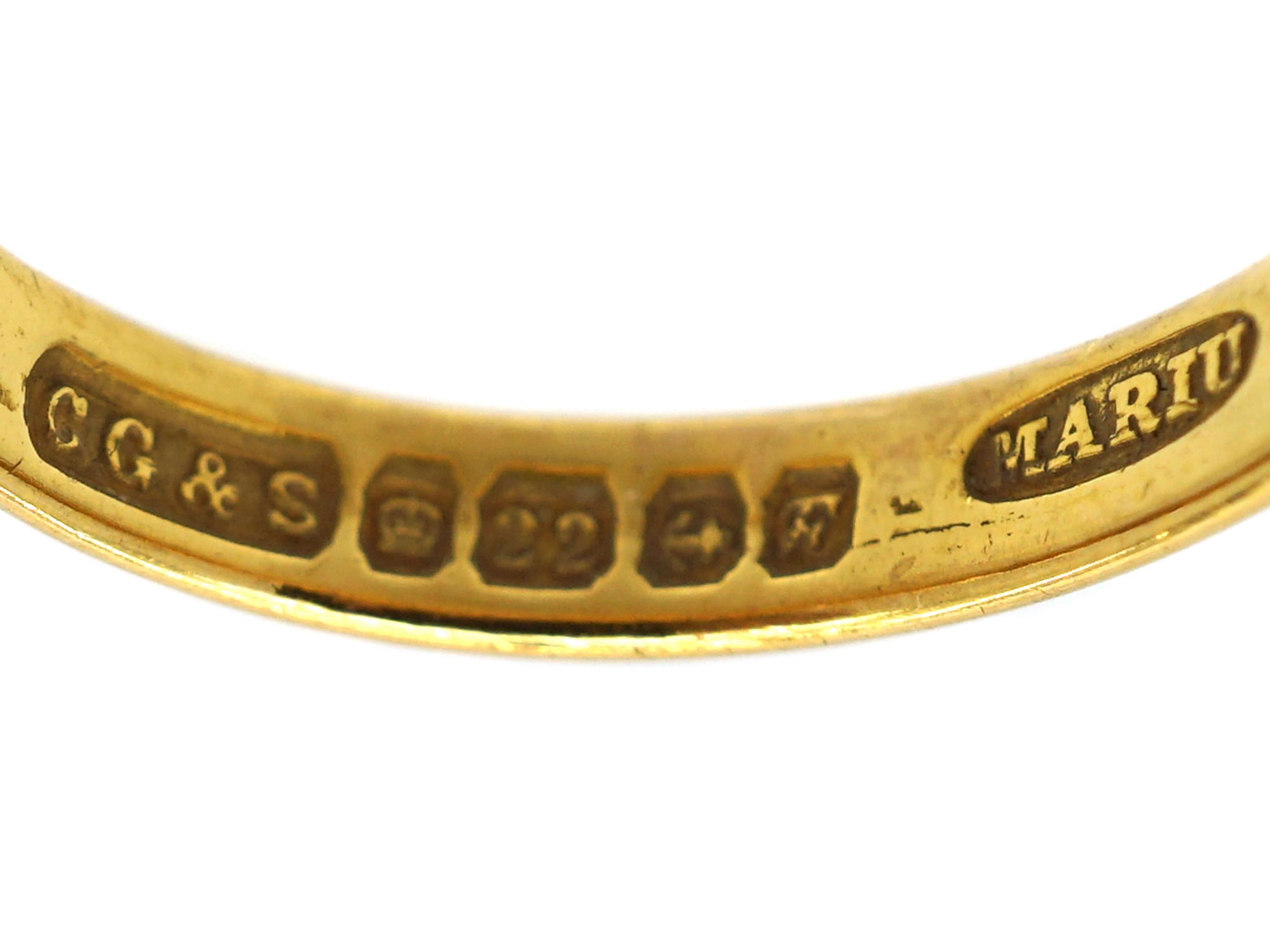 22ct Gold Wedding Ring by Charles Green & Sons (406W) | The Antique Jewellery Company