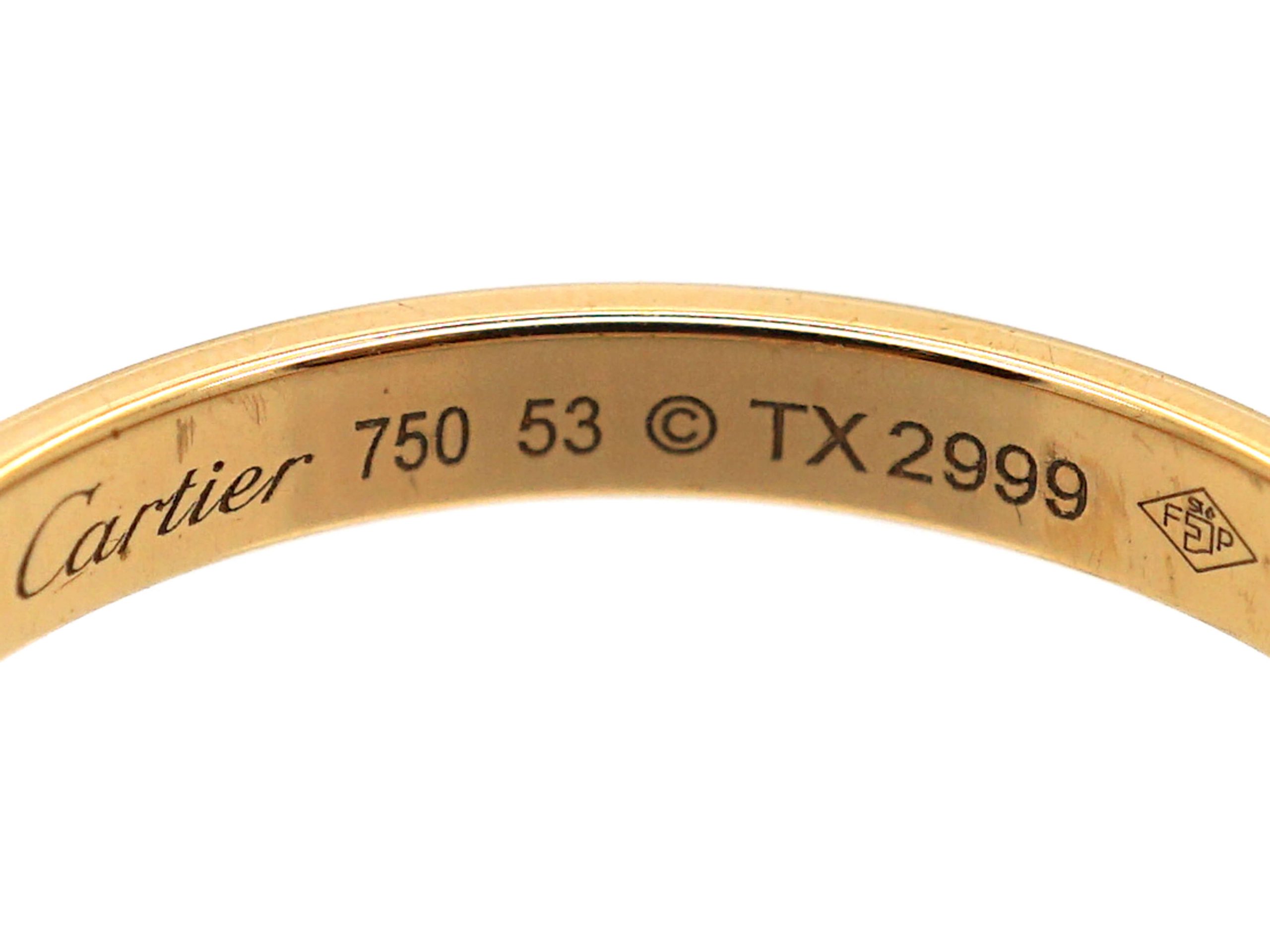 Cartier 18ct Gold, Diamond Eternity Ring in Original Case (560U) | The ...