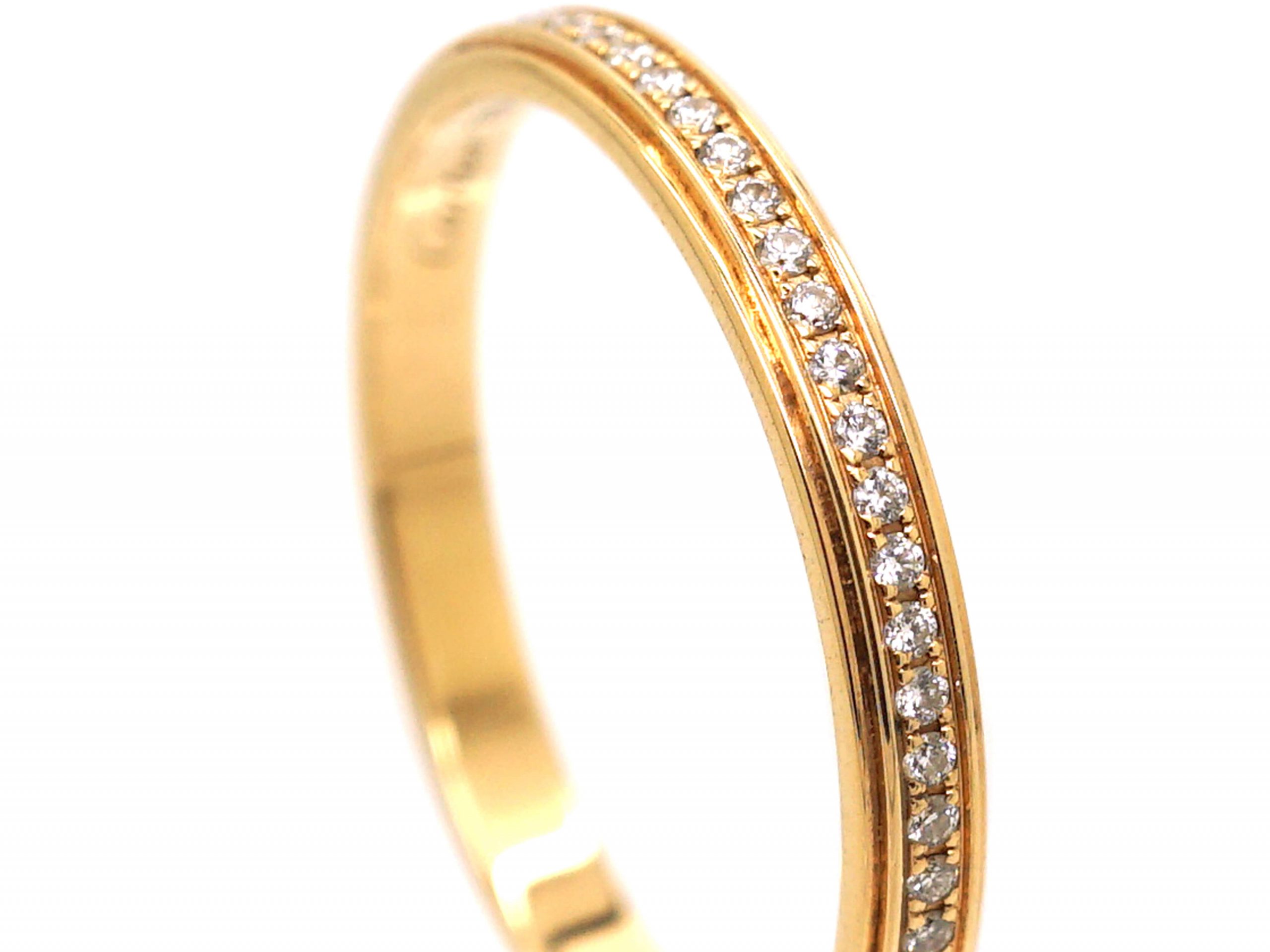 Cartier 18ct Gold, Diamond Eternity Ring in Original Case (560U) | The ...