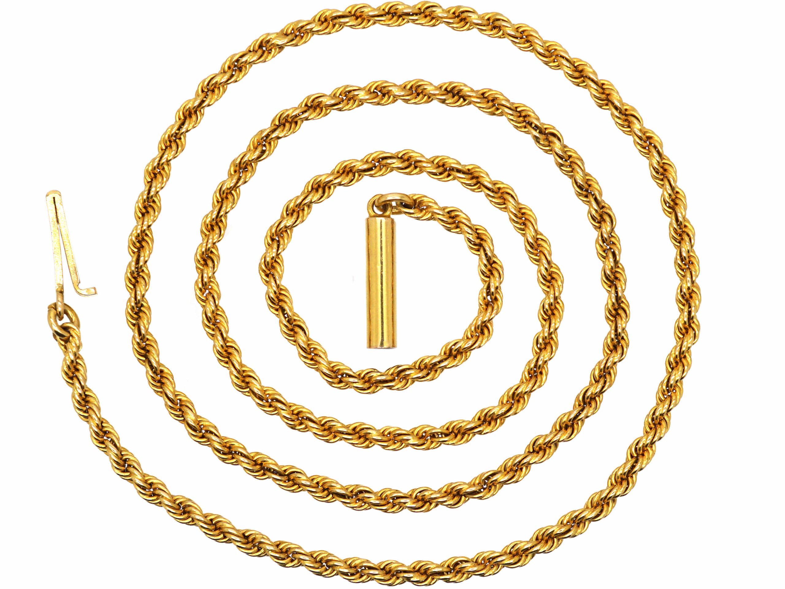 Edwardian 15ct Gold Prince of Wales Twist Chain (4W) | The Antique ...