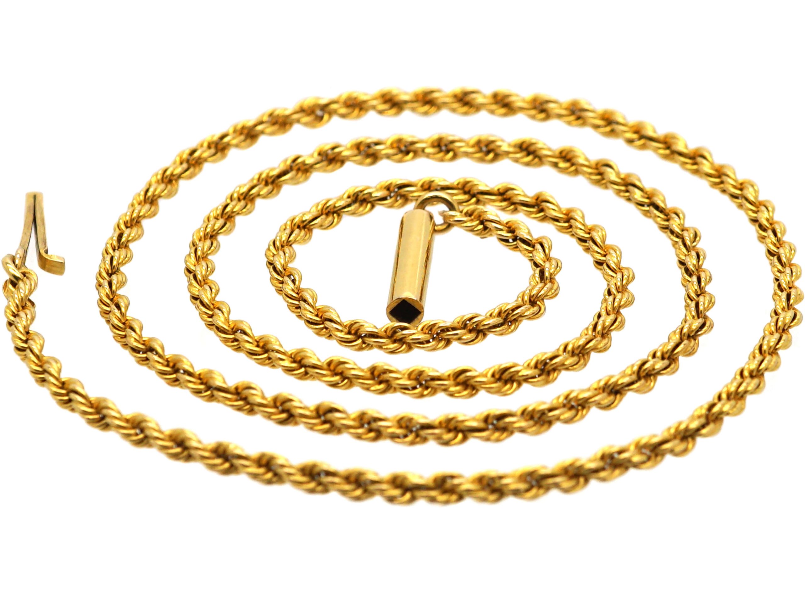 Edwardian 15ct Gold Prince of Wales Twist Chain (4W) | The Antique ...