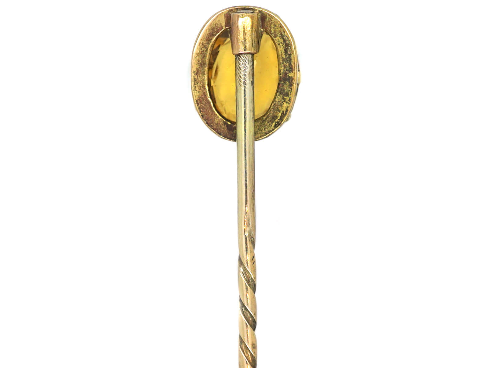 Victorian 9ct Gold Tie Pin set with a Citrine (214U) | The Antique ...