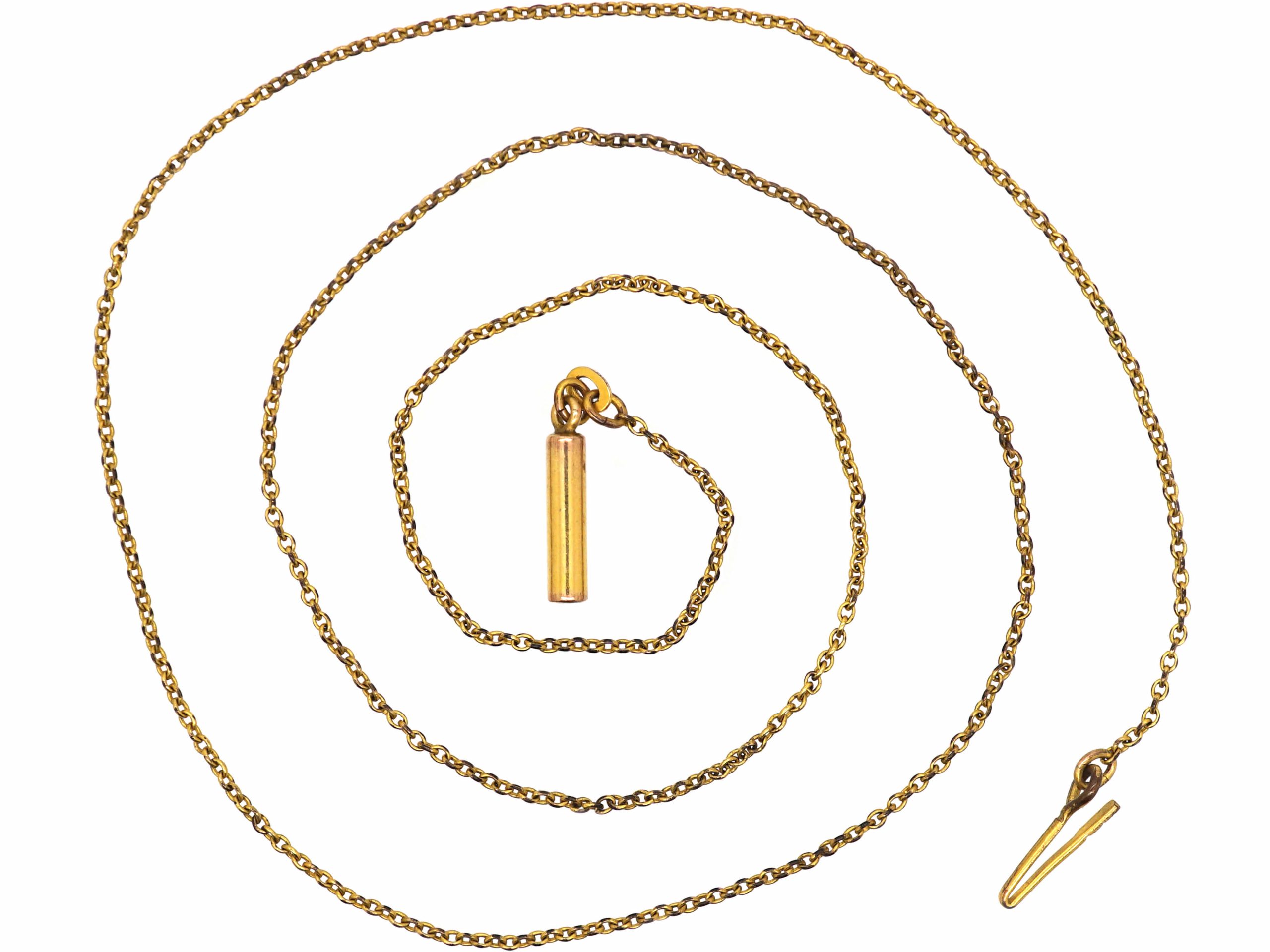 Edwardian 9ct Rolled Gold Trace Link Chain (309U) | The Antique ...