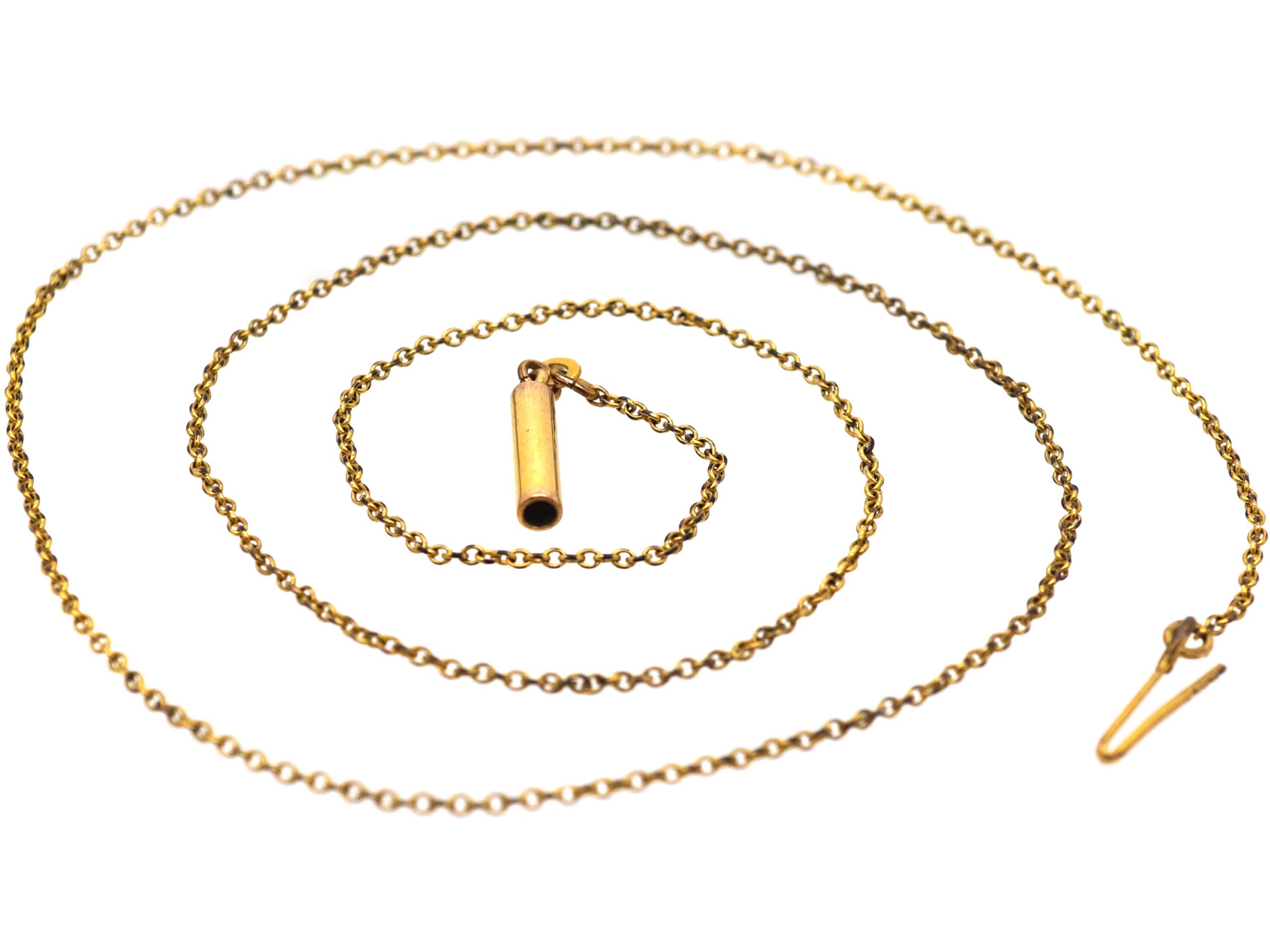 Edwardian 9ct Rolled Gold Trace Link Chain (309U) | The Antique ...