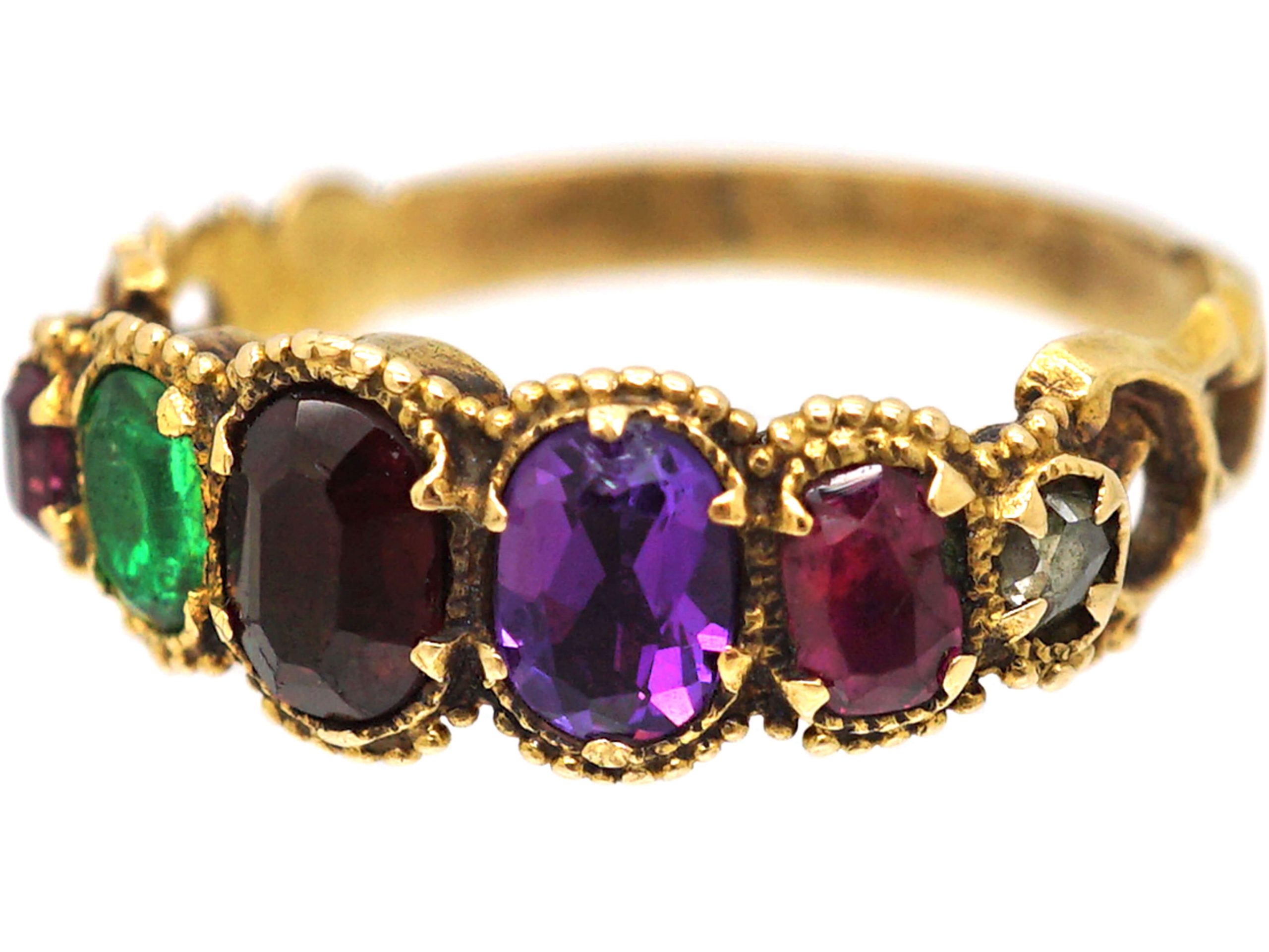Early 19th Century 15ct Gold Regard Ring (612W) | The Antique Jewellery ...