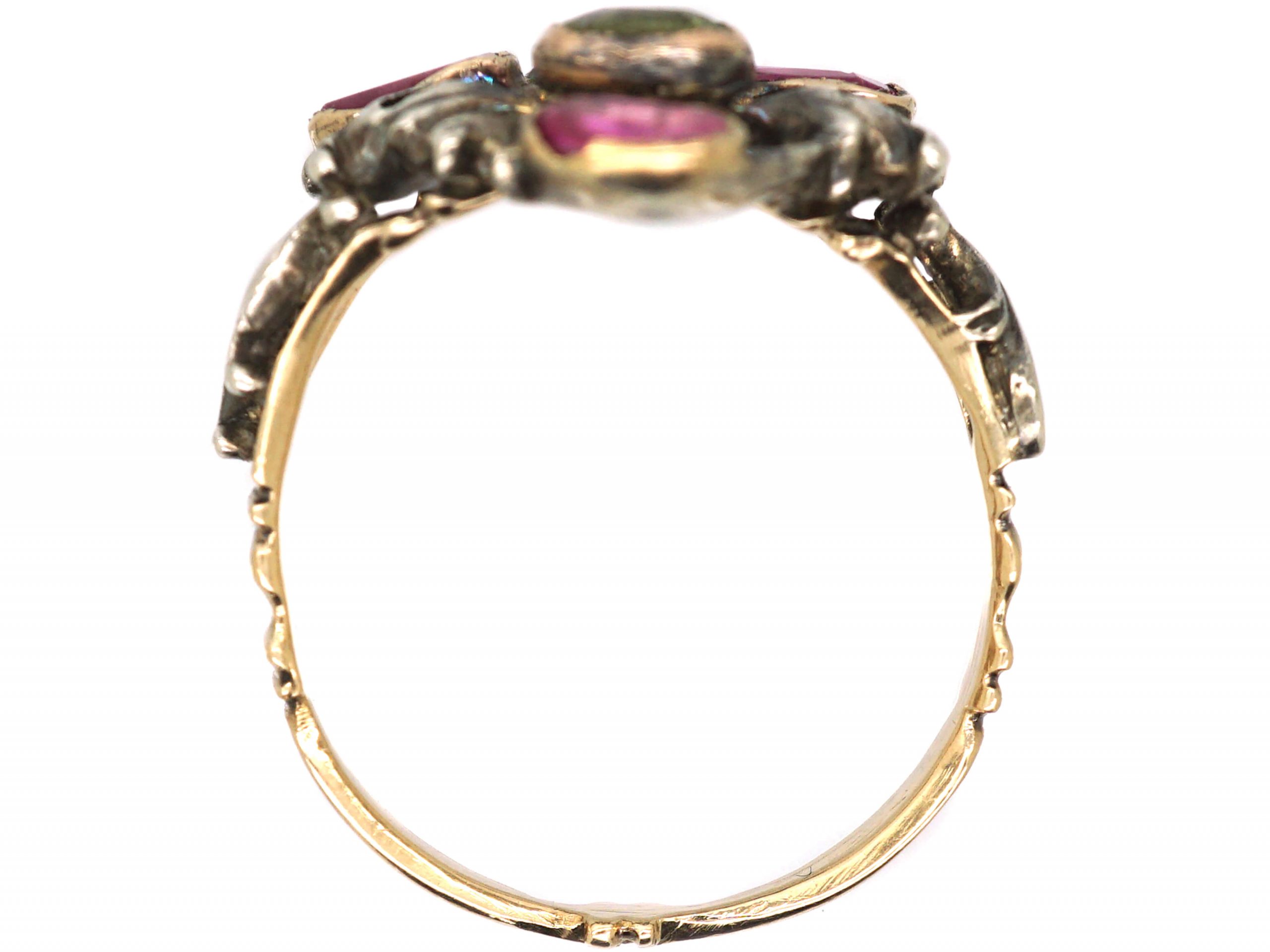 Georgian Giardinetto Ring (537W) | The Antique Jewellery Company