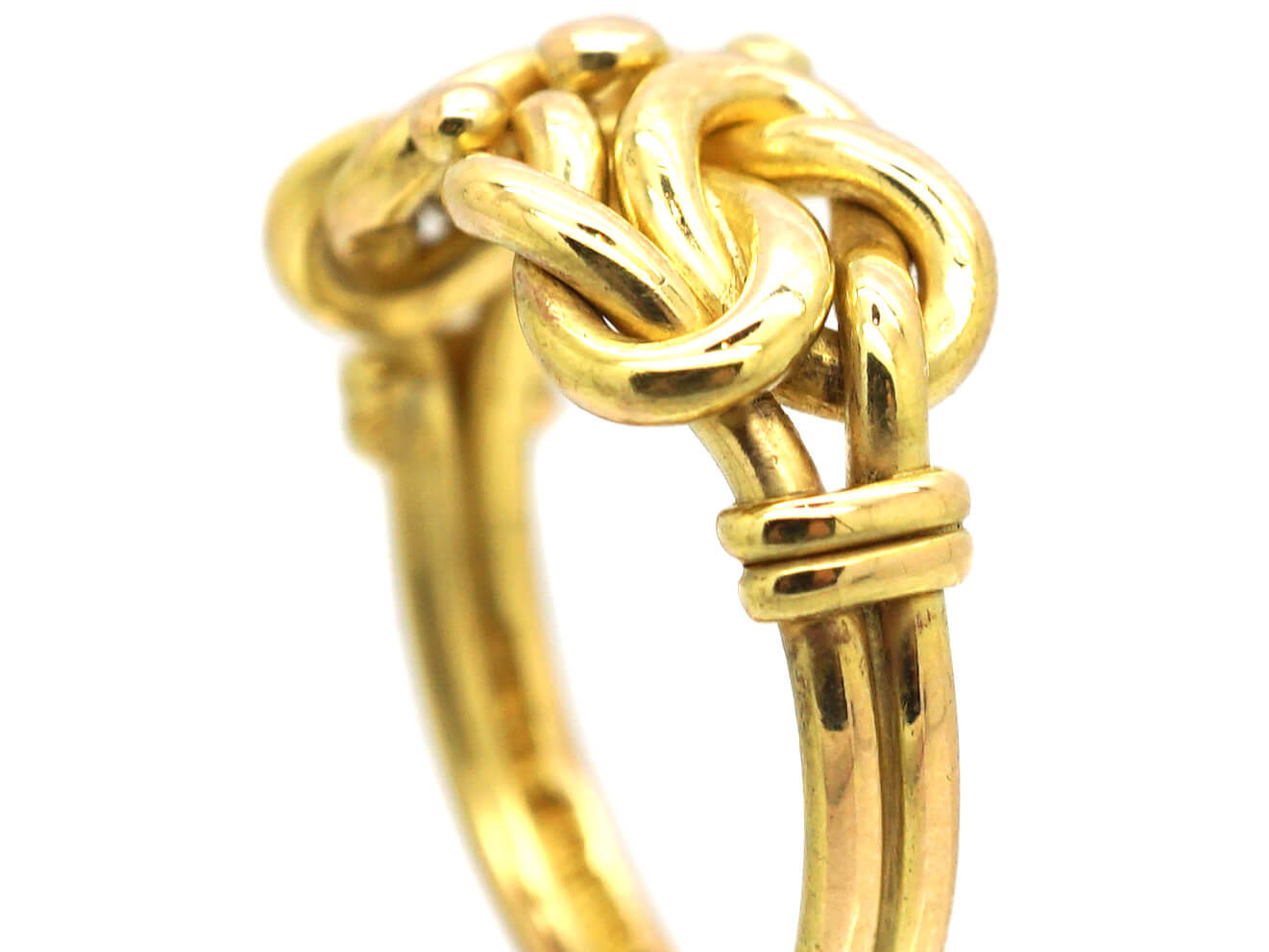 Victorian 18ct Gold Knot Ring (741W) | The Antique Jewellery Company