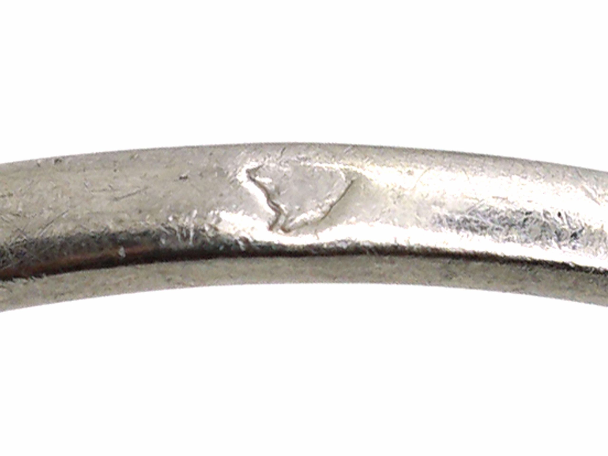 Art Deco Platinum, Sapphire & Diamond Sun Ray Ring (797W) | The Antique ...