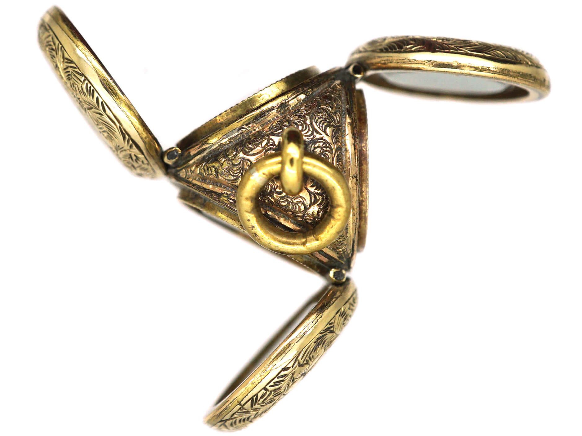 Victorian Triple Sided 9ct Back & Front Family Locket (769W) | The ...