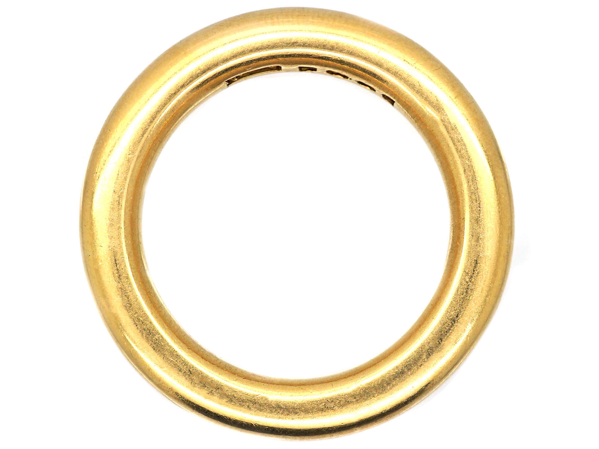 Victorian Large 18ct Gold Wedding Ring (529W/PR) | The Antique ...