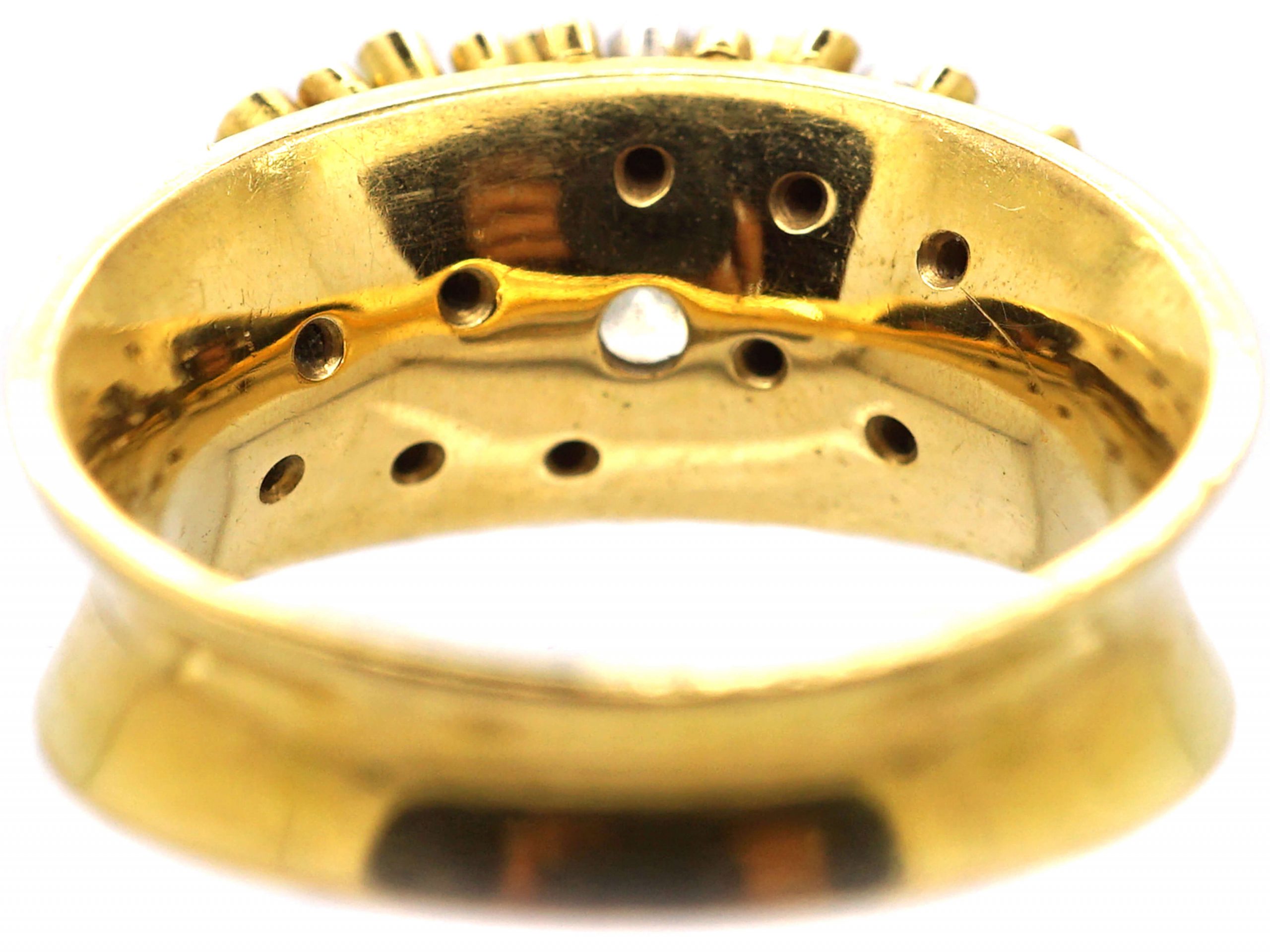 18ct Gold & Diamond Ring by Gilian Packard in the Original Case (805U ...