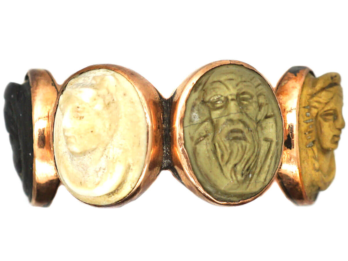 Early 19th Century Grand Tour Lava Ring (45X) | The Antique Jewellery ...