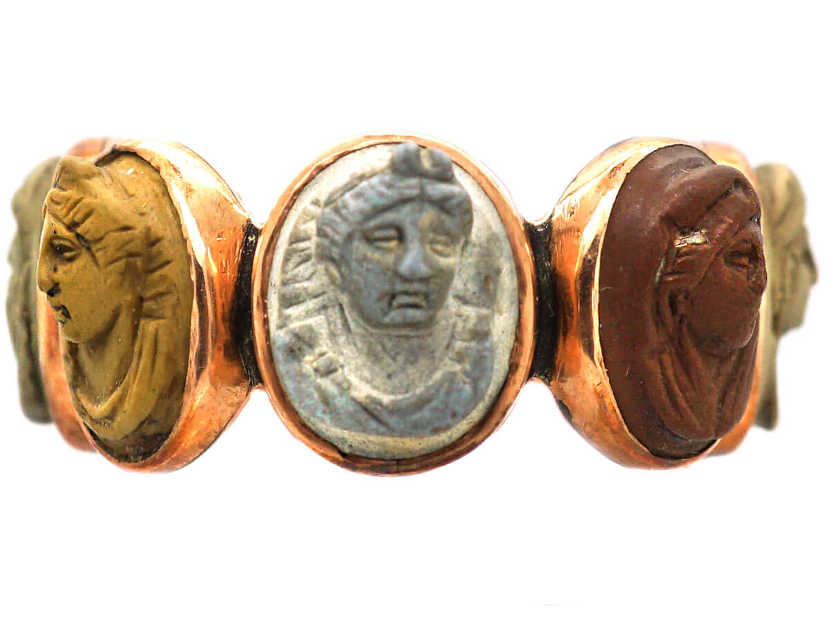Early 19th Century Grand Tour Lava Ring (45X) | The Antique Jewellery ...