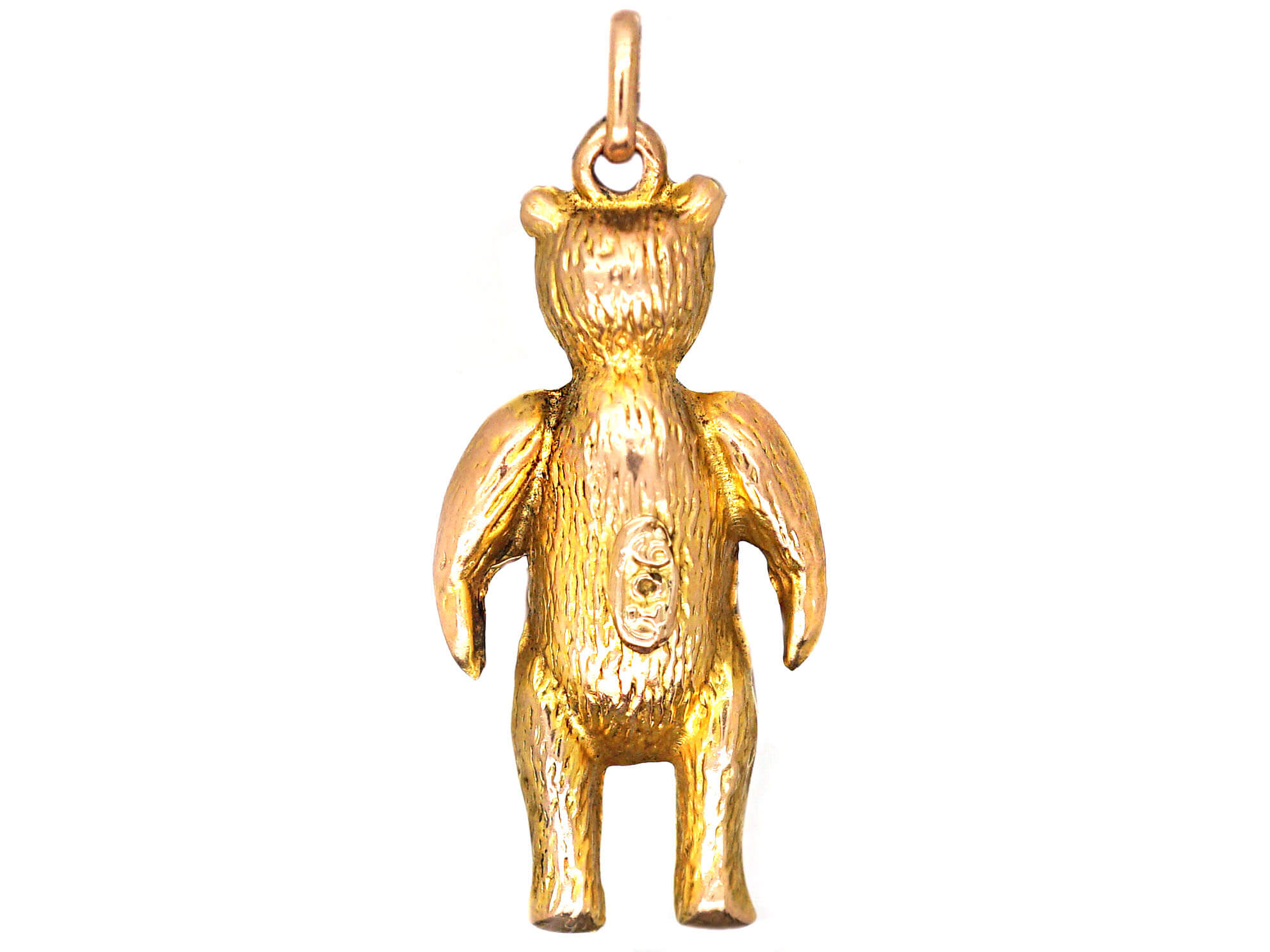 Edwardian 9ct Gold Teddy Bear (37X) | The Antique Jewellery Company