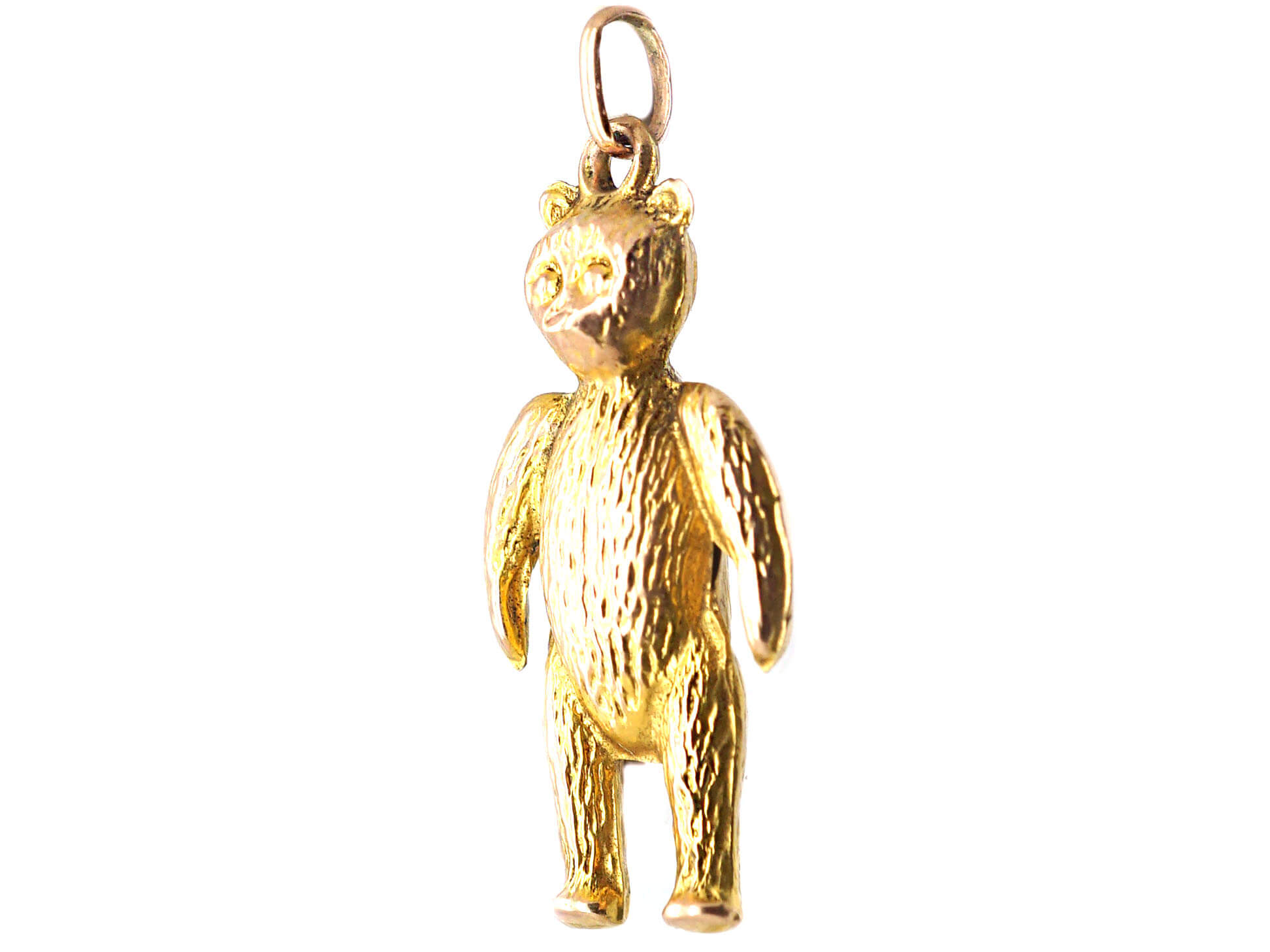 Edwardian 9ct Gold Teddy Bear (37X) | The Antique Jewellery Company