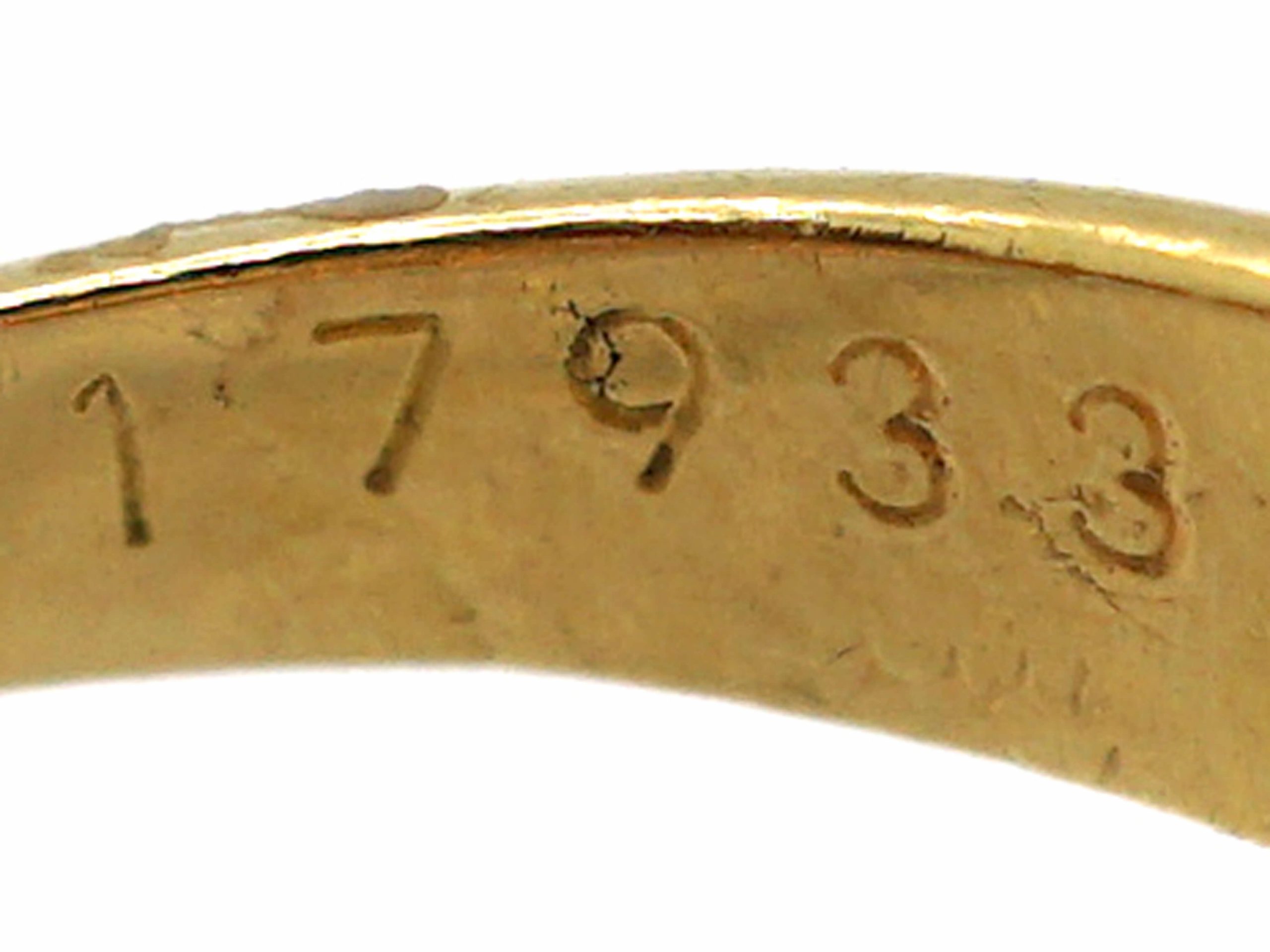 1960s 18ct Gold Cross Over Ring by Cartier set with Diamonds (42X ...