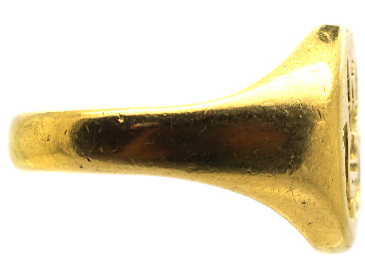 18ct Gold Signet Ring with Eagle Intaglio (447X) | The Antique ...