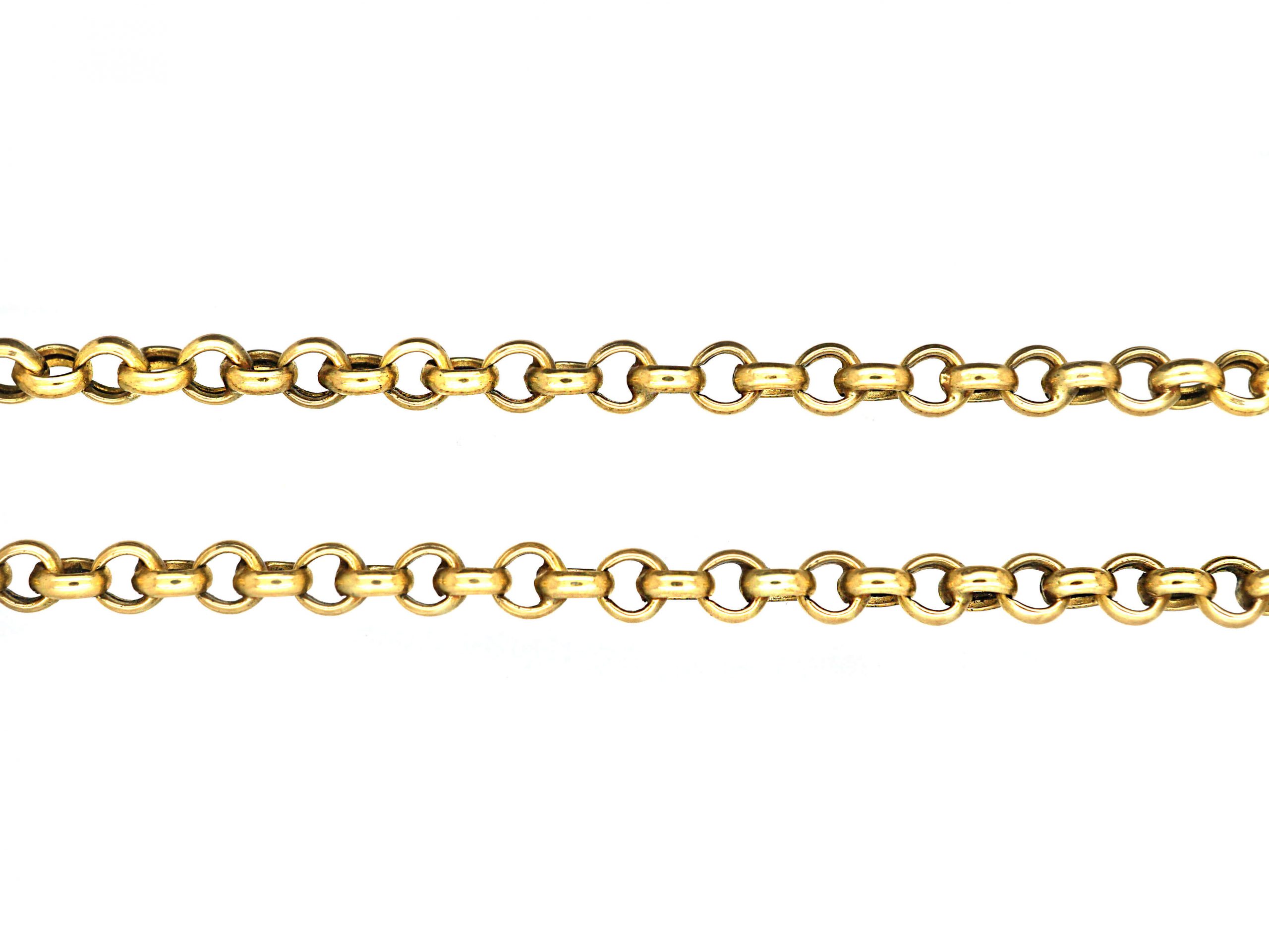 9ct Gold Medium Length Chain (143T) | The Antique Jewellery Company
