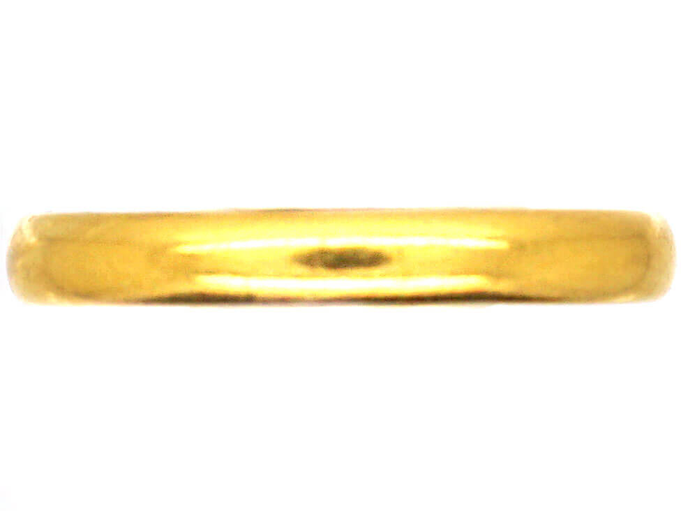 22ct Gold Wedding Ring by Charles Green & Sons made in 1936 (277X ...