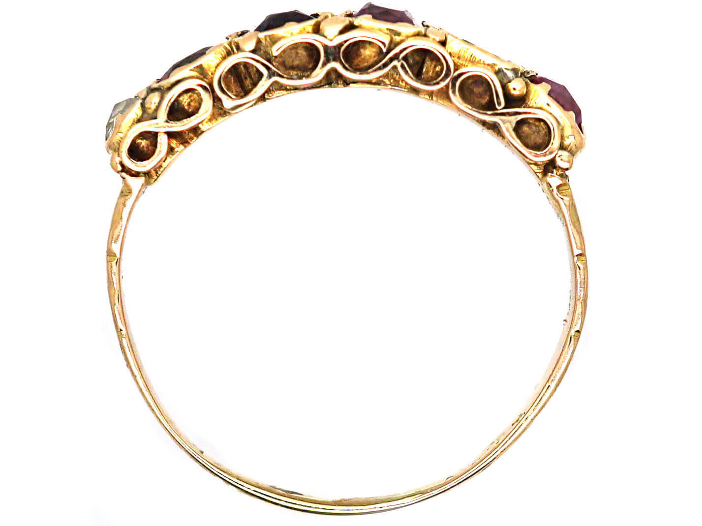 Victorian 15ct Gold Regard Ring (587X) | The Antique Jewellery Company