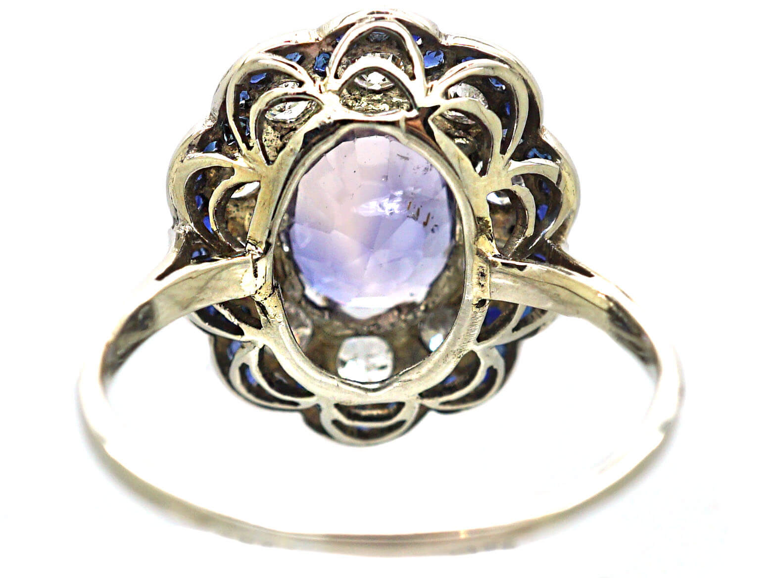 Early 20th Century French 18ct White Gold & Platinum, Sapphire ...
