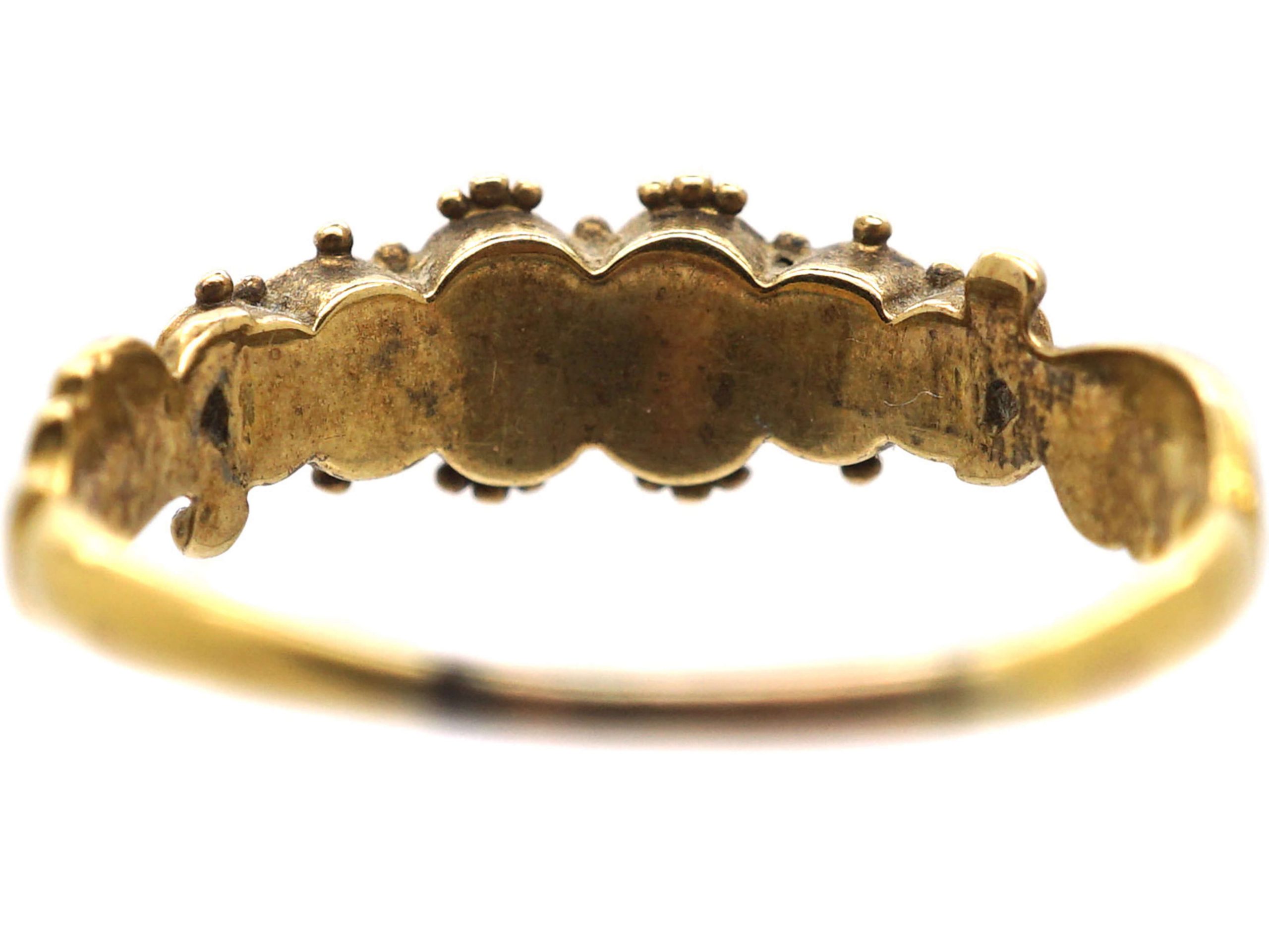 Regency 15ct Gold Regard Acrostic Ring (852X) | The Antique Jewellery ...