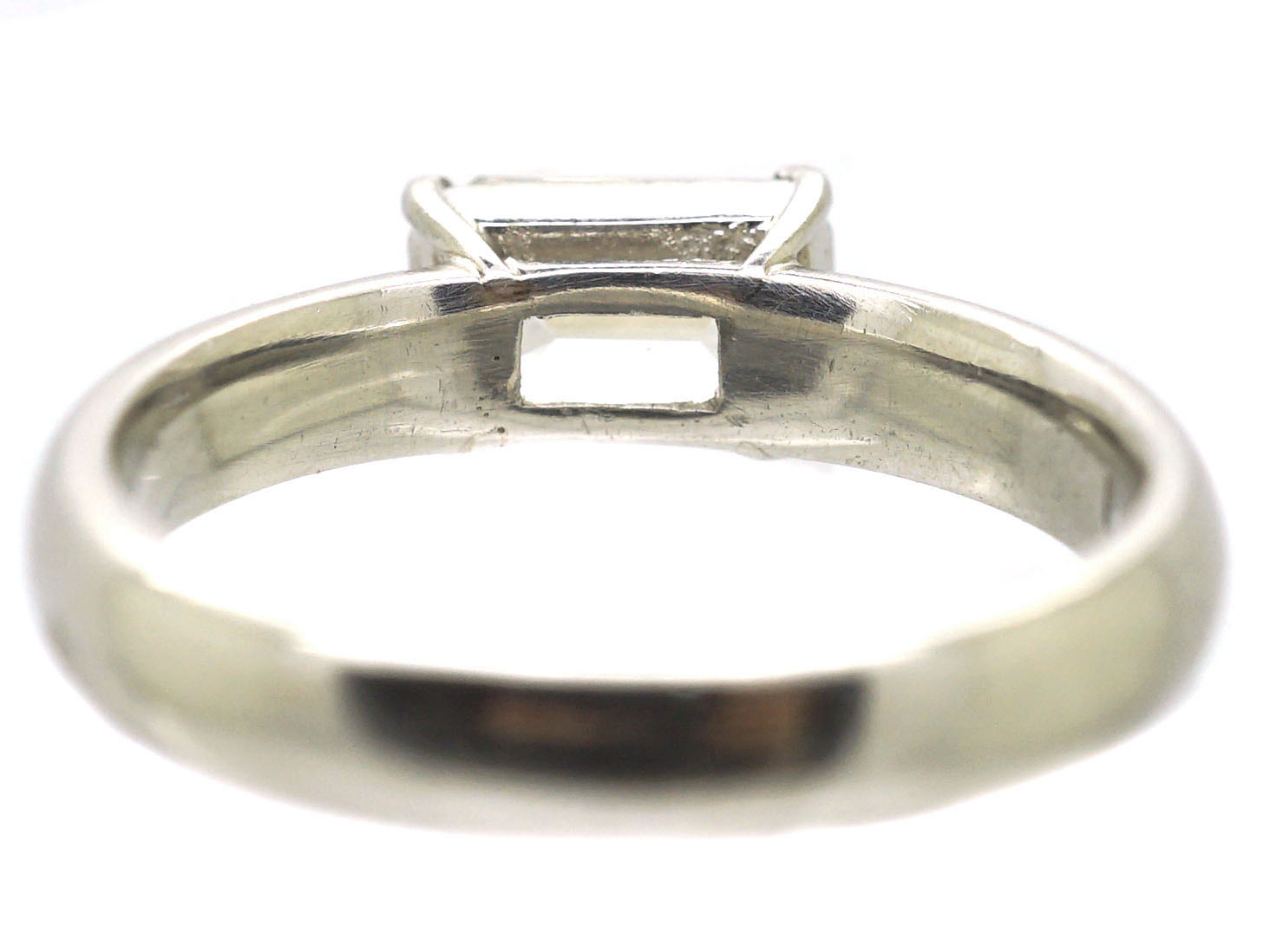 Platinum Emerald Cut Diamond Ring | AJC - AUS