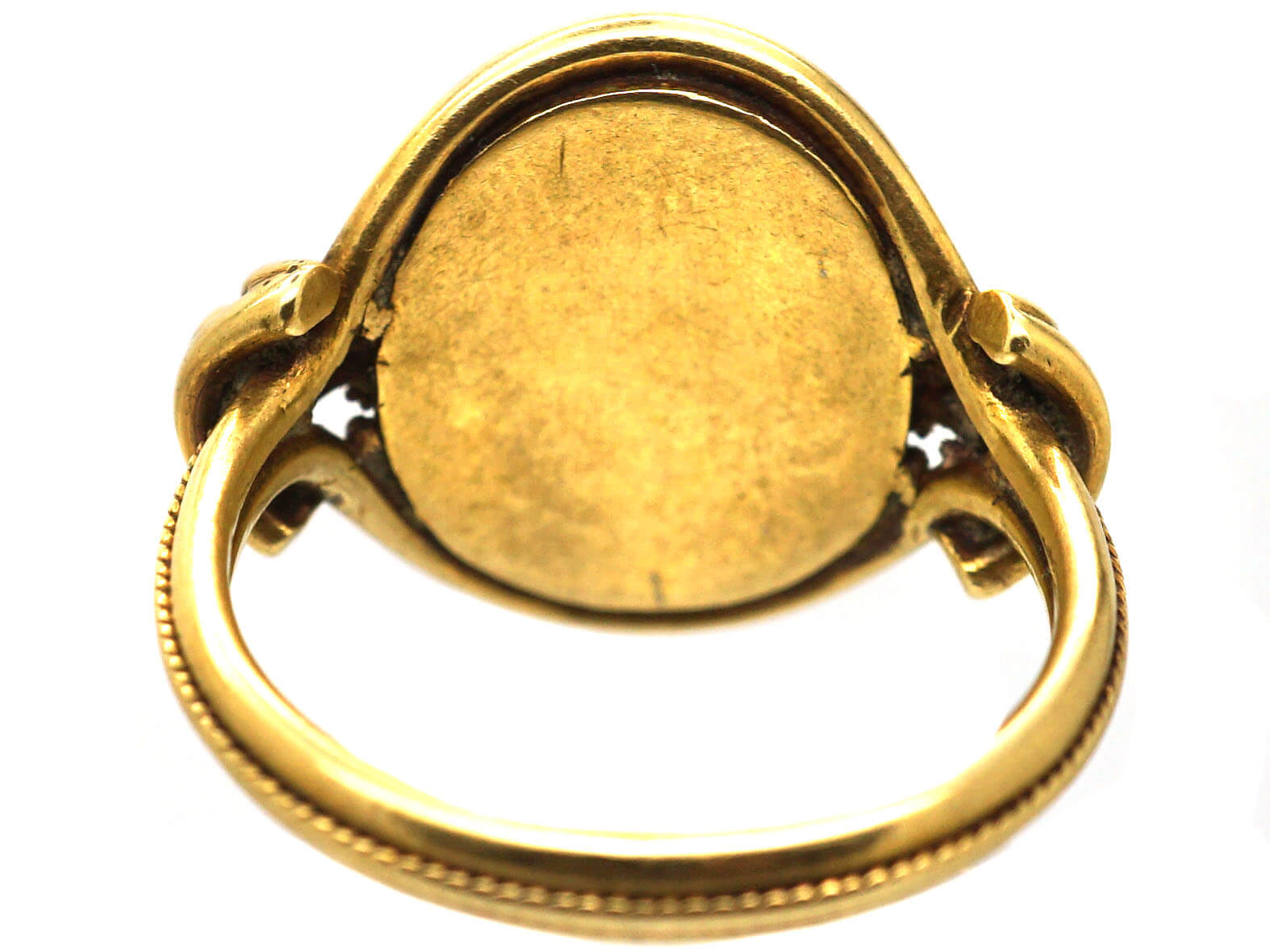 Victorian 18ct Gold Ornate Signet Ring set with a Carnelian | AJC - AUS