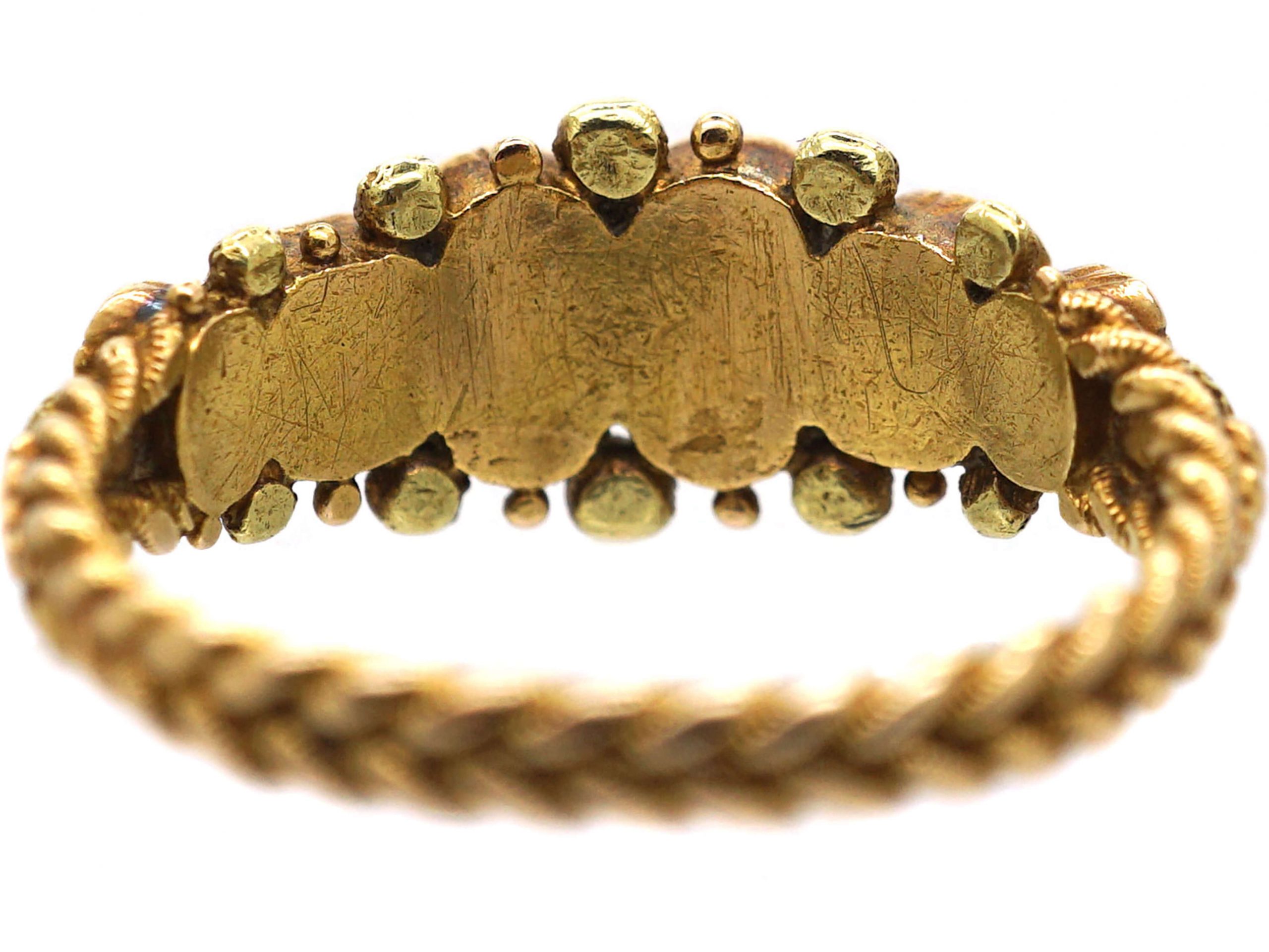 Regency 15ct Two Colour Gold Regard Ring (324Y) | The Antique Jewellery ...