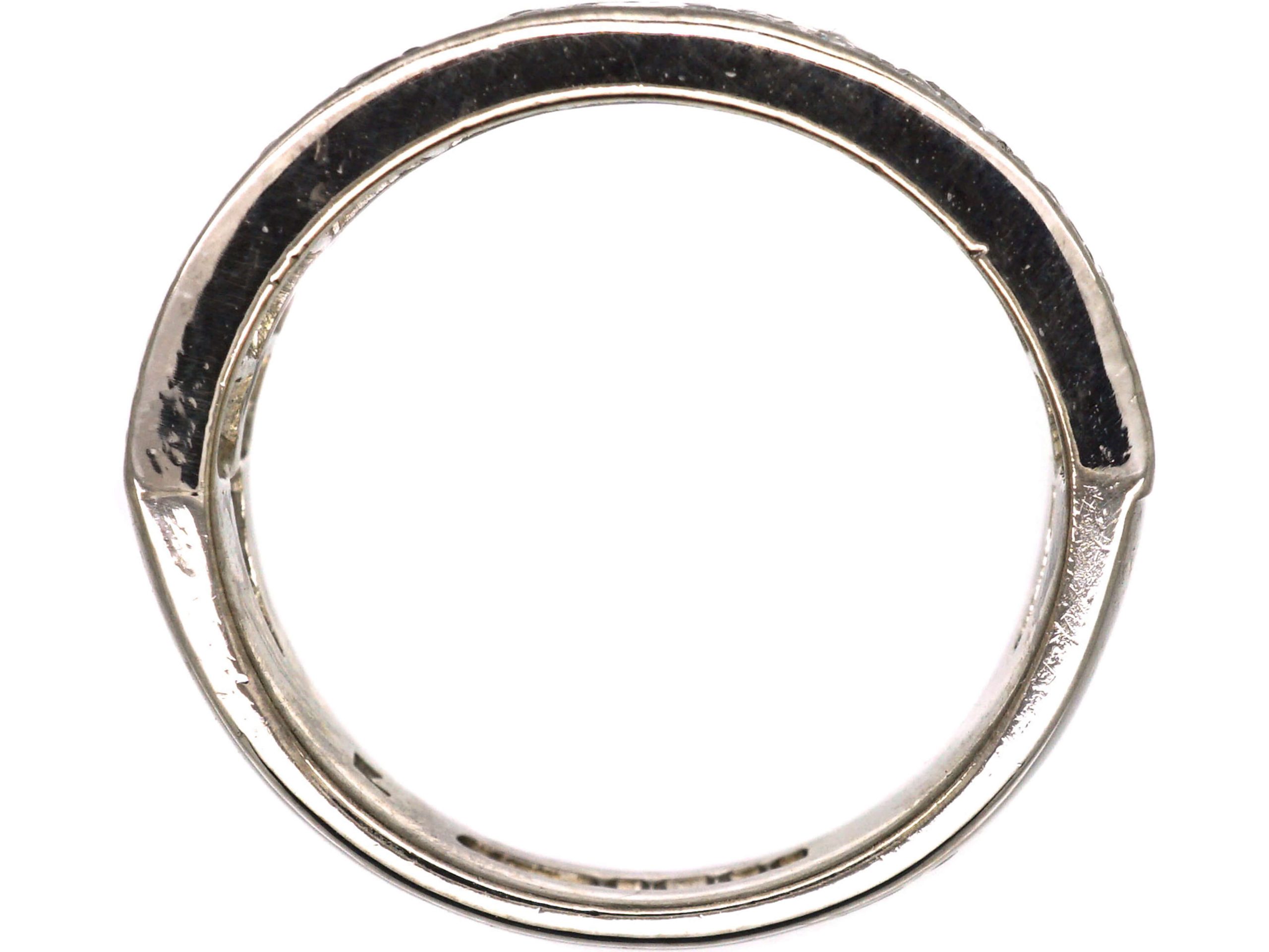 18ct White Gold Ring by Charles Green & Sons set with Diamonds (335Y ...