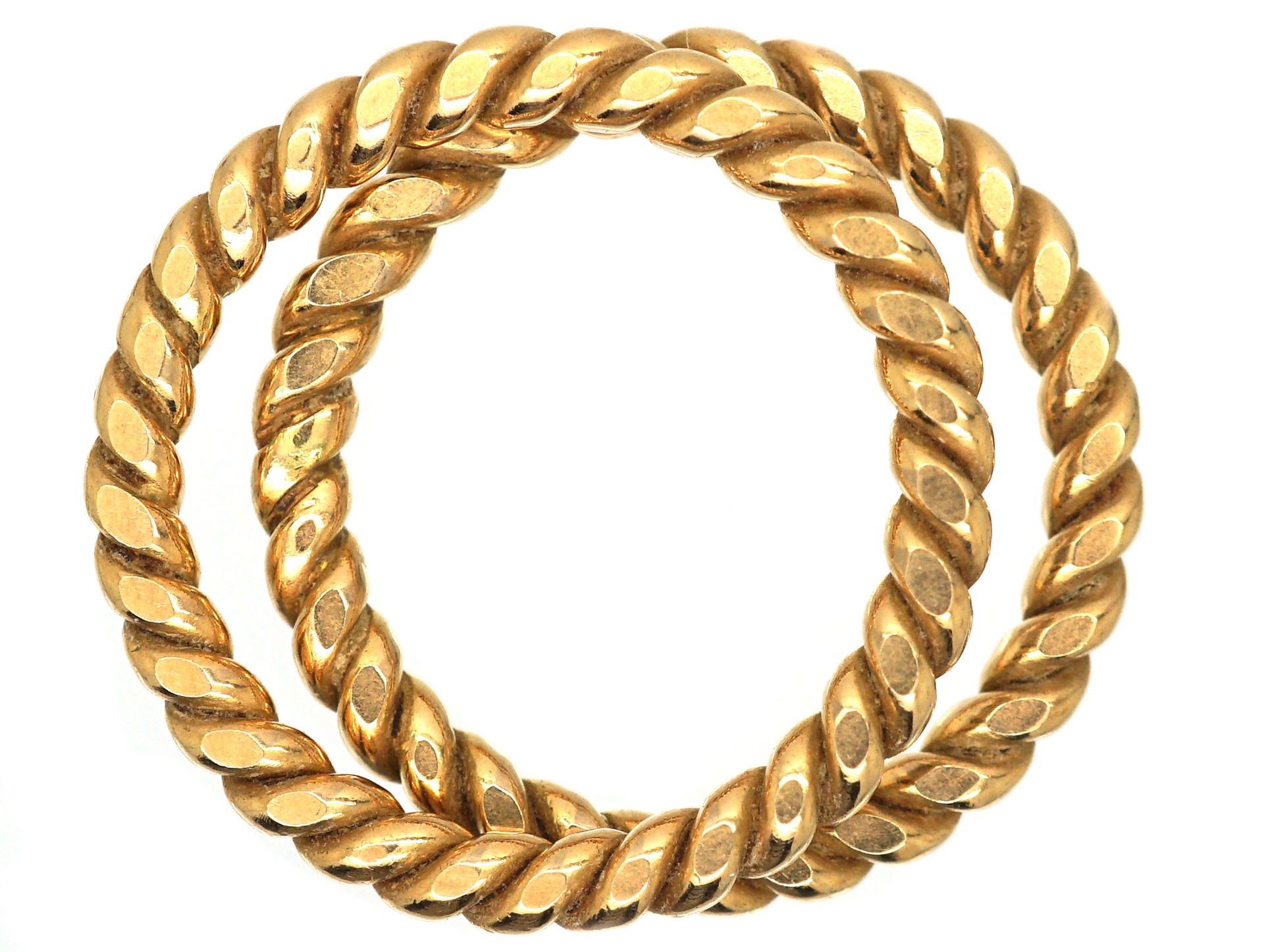 Edwardian Pair of 18ct Gold Illusion Rings (704W) | The Antique ...