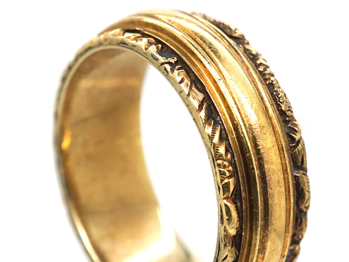 Georgian 18ct Gold Wedding Ring (43Y) | The Antique Jewellery Company