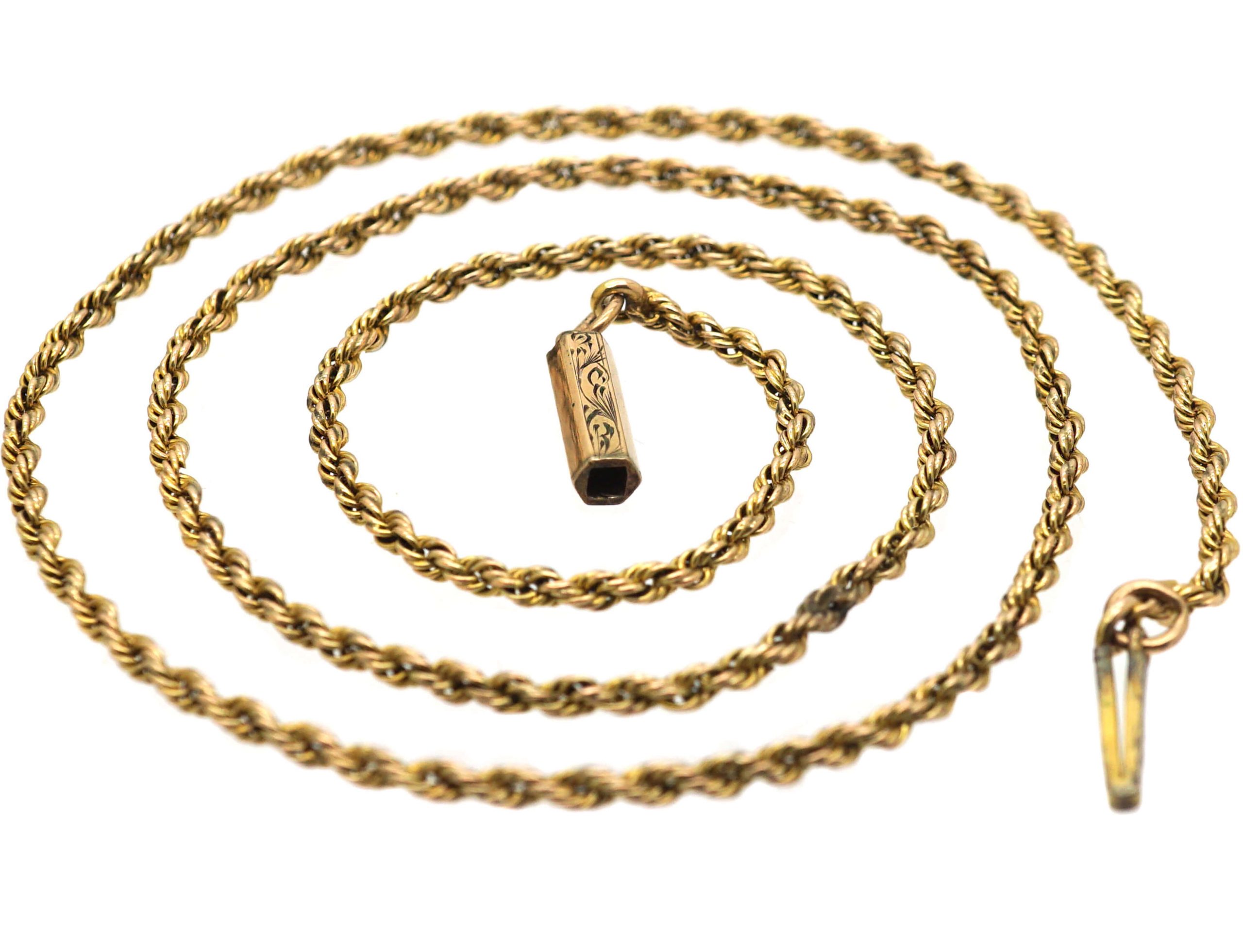 Victorian 9ct Gold Prince of Wales Twist Chain (369X) | The Antique ...