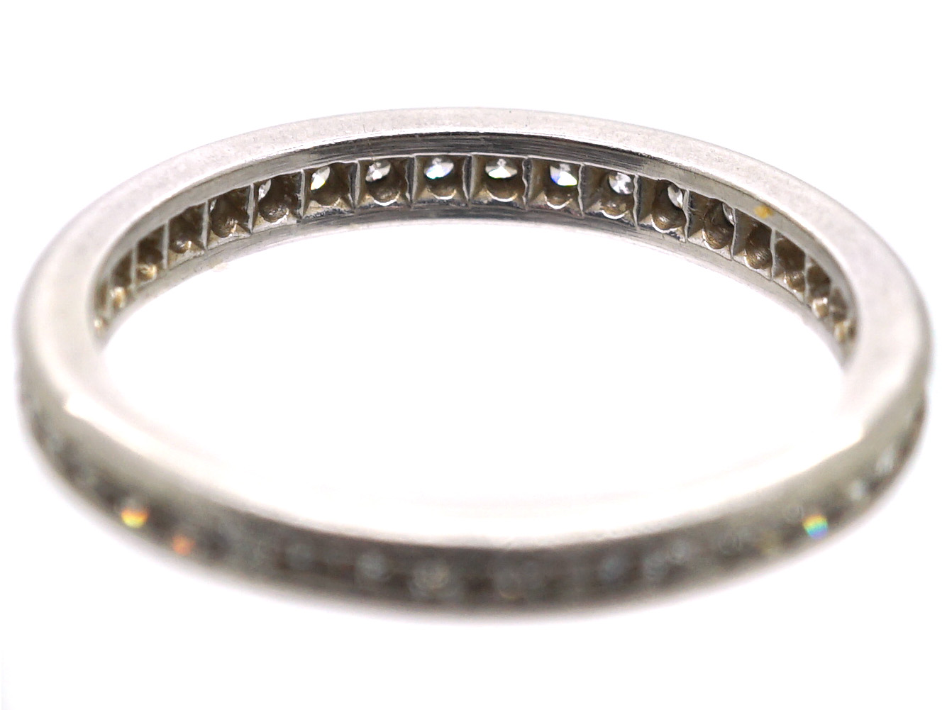 18ct White Gold Eternity Ring set with Brilliant Cut Diamonds (478Y ...