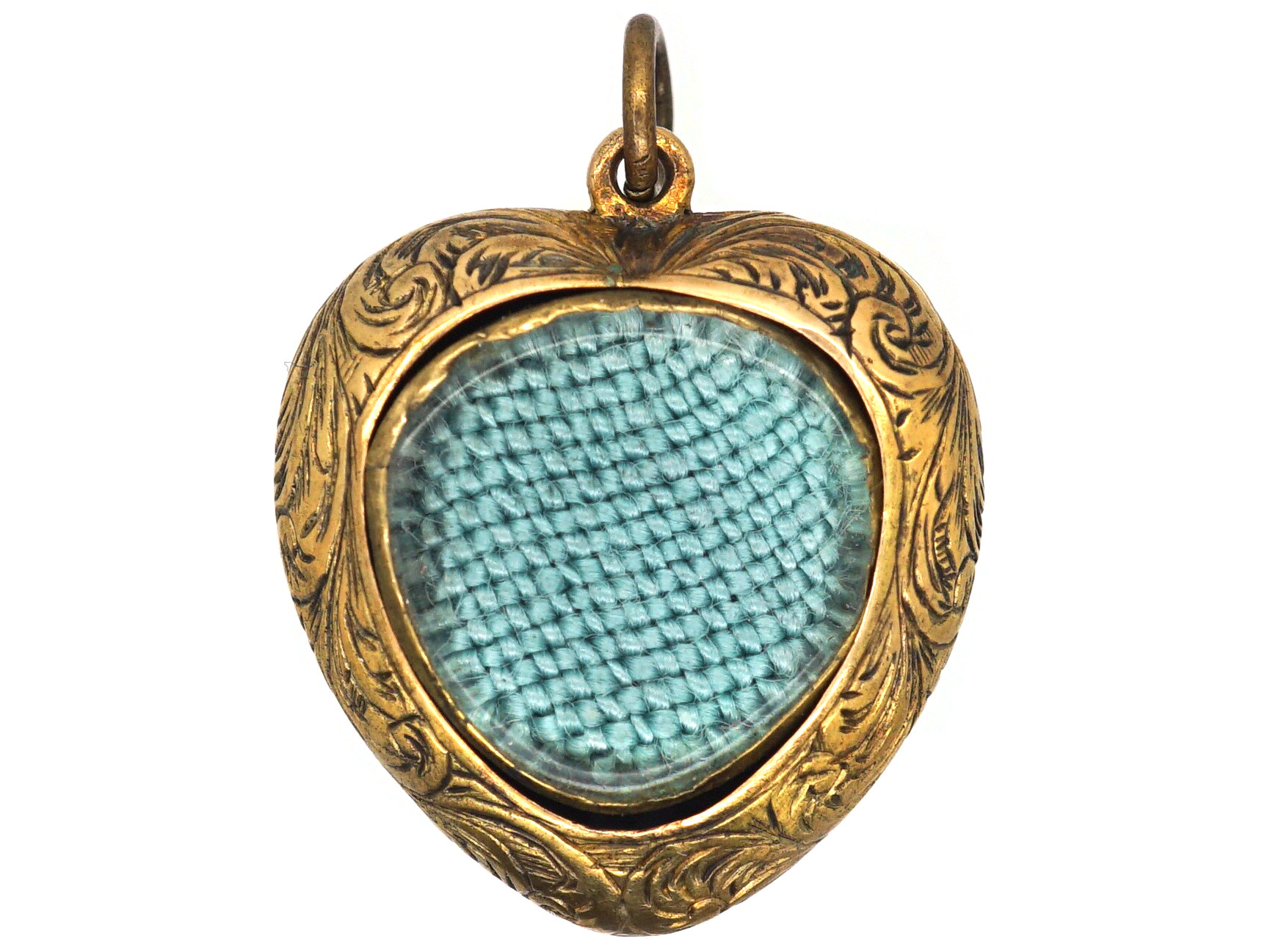 Regency 15ct Gold, Turquoise Enamel, Natural Split Pearl & Ruby Heart ...
