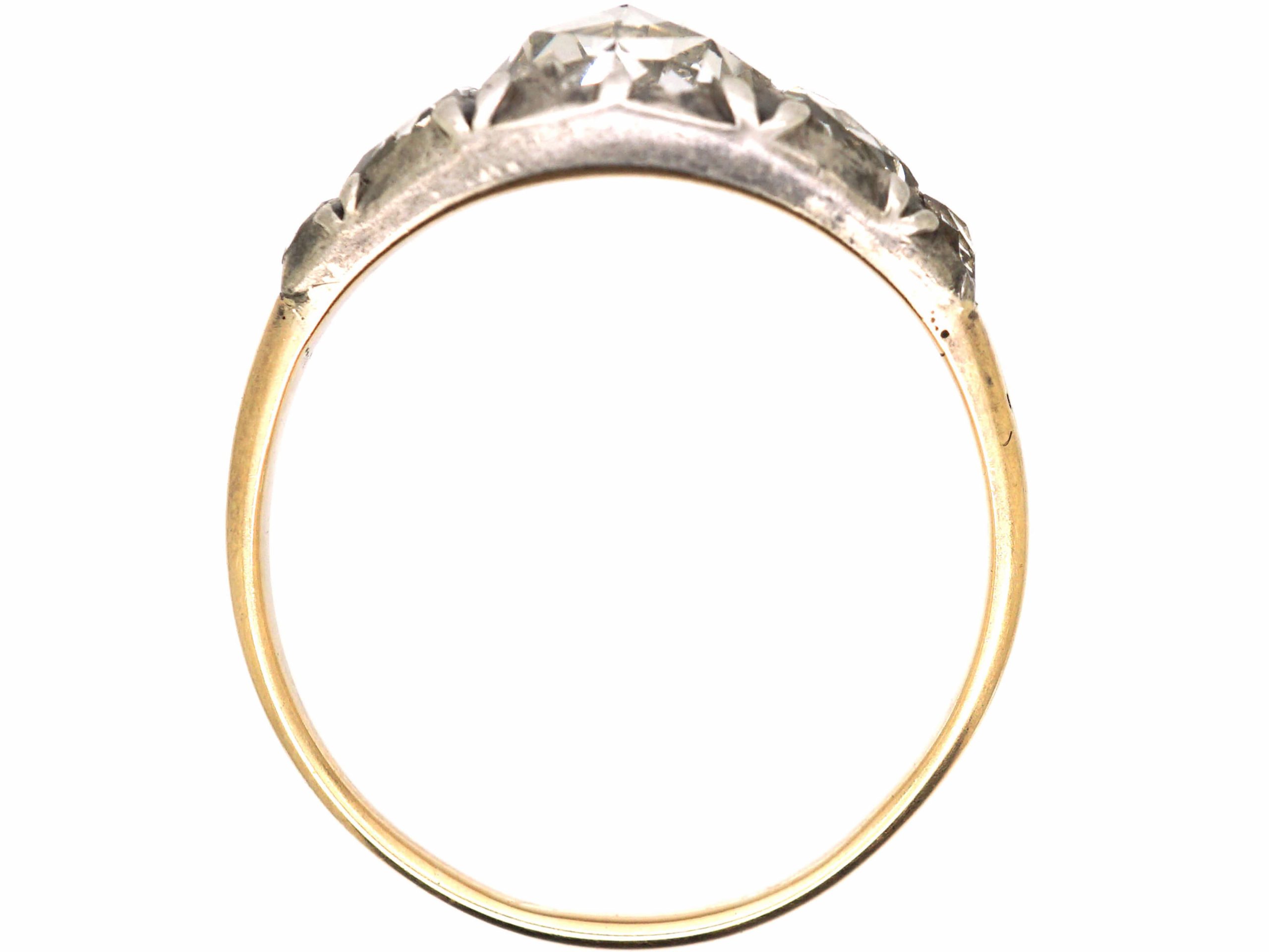 French Early 19th Century Rose Cut Diamond Ring (531Y) | The Antique ...