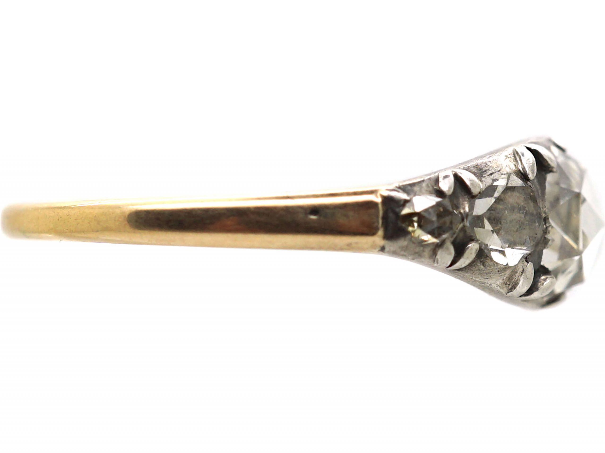 French Early 19th Century Rose Cut Diamond Ring (531Y) | The Antique ...