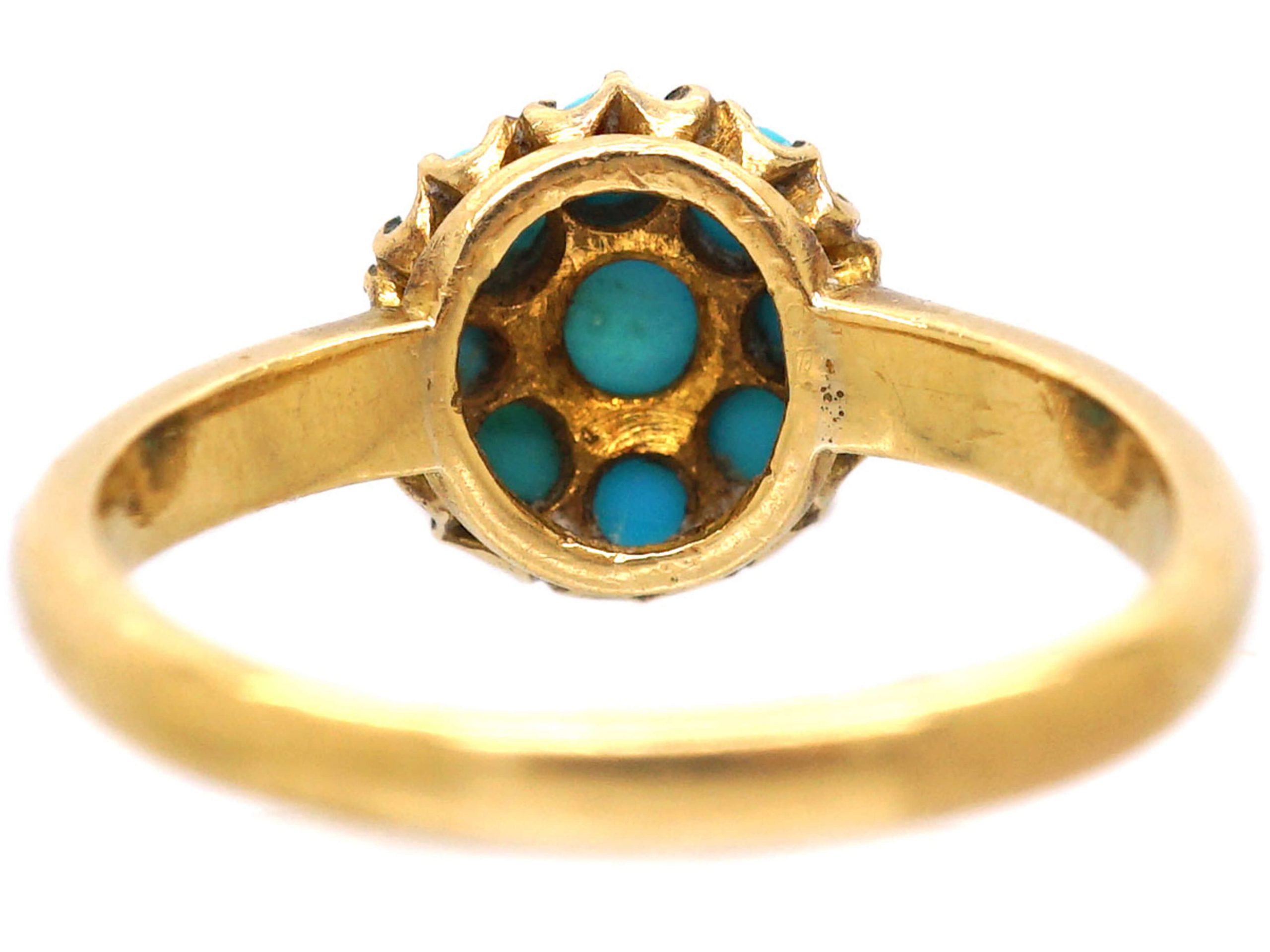 Edwardian 18ct Gold Forget me Not Ring set with Turquoise (961Y) | The ...