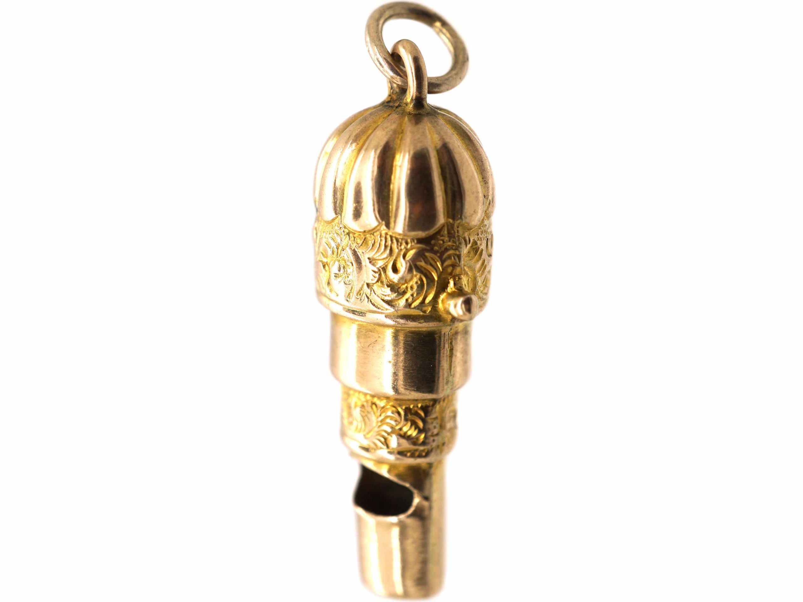 Victorian 9ct Gold Whistle (573Y) | The Antique Jewellery Company